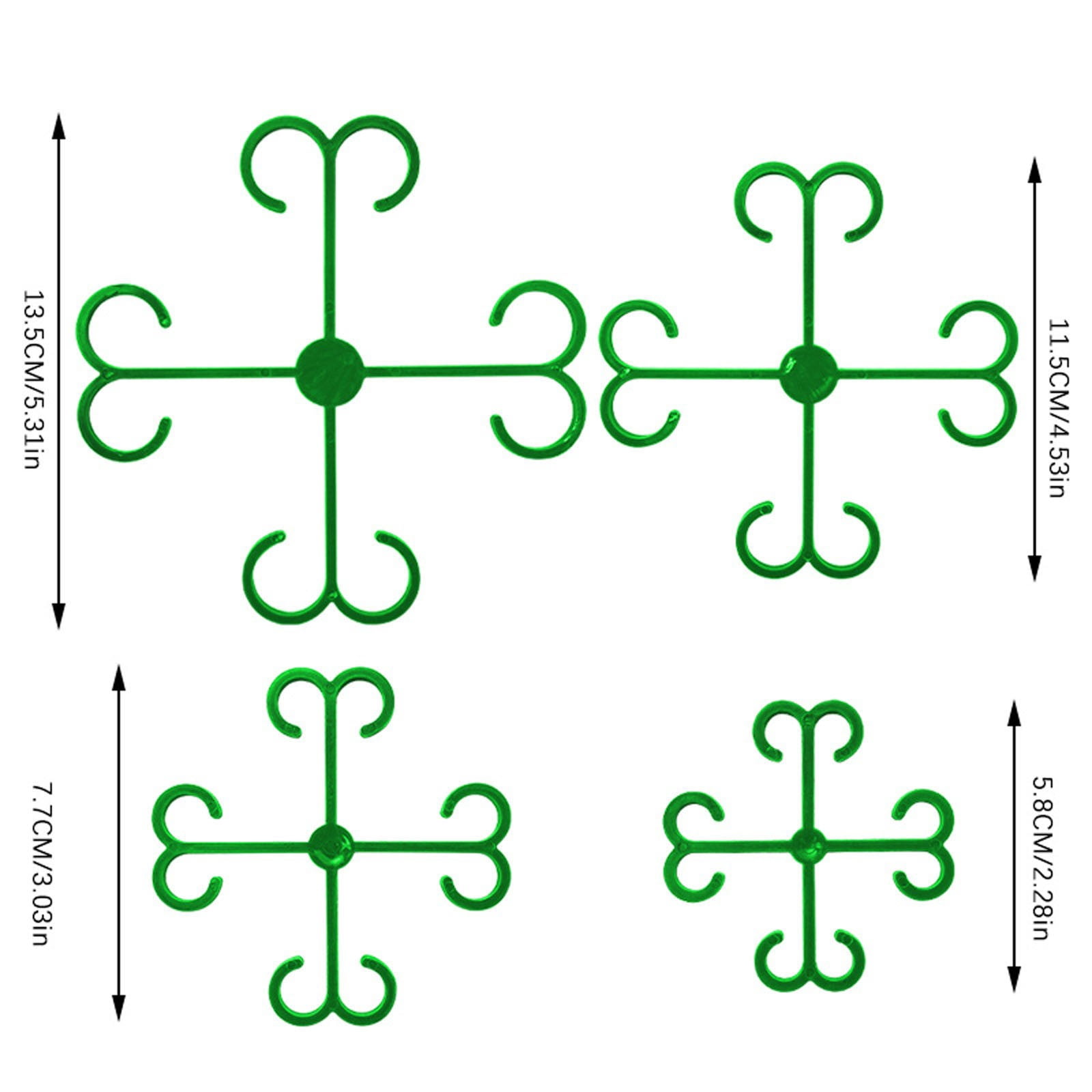 YFGEFTR Plant Stem Support, 4 Sizes Climbing Houseplant Stem Holders ...