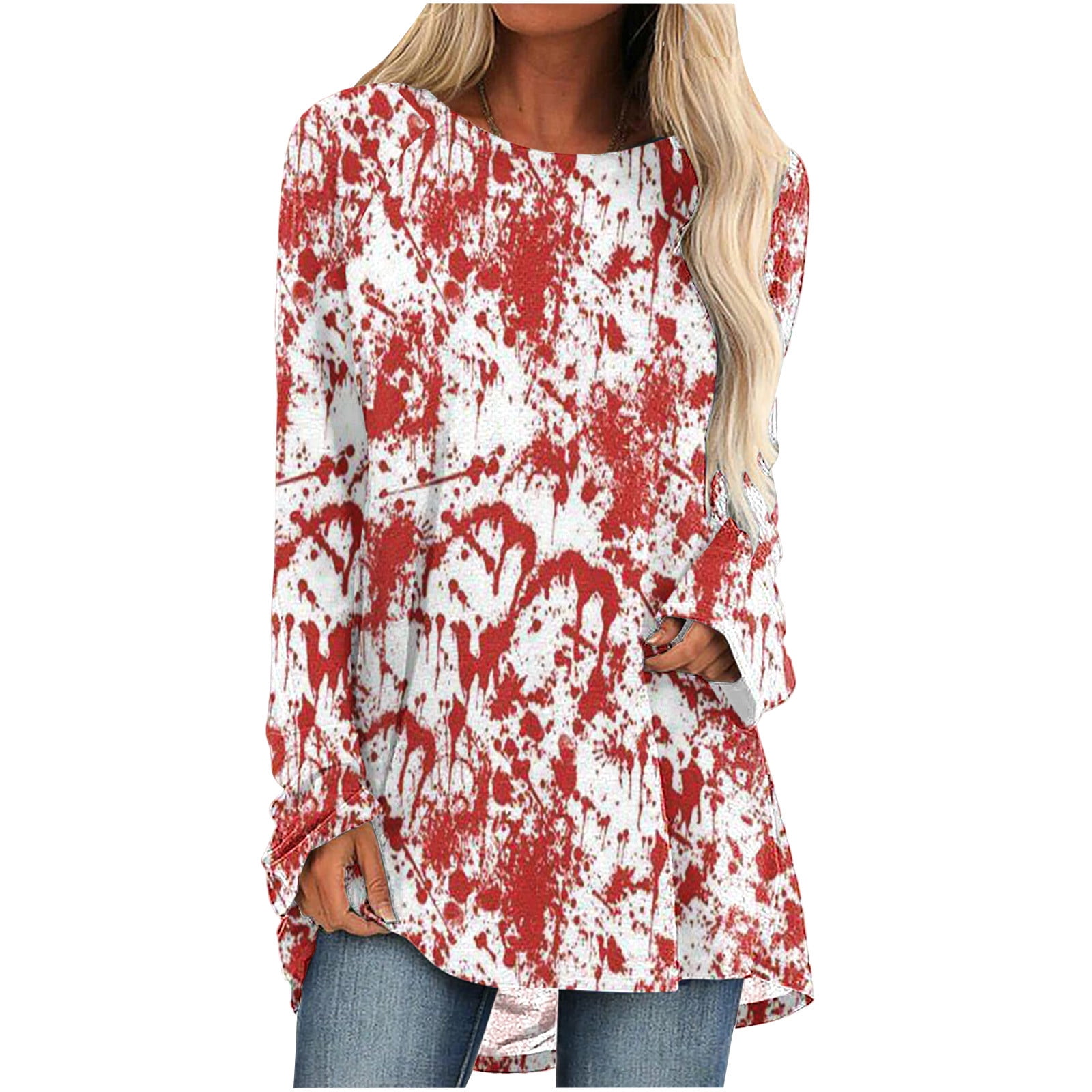 YFPWM Thanksgiving Sweatshirt Halloween Pumpkin Sweatshirt Women ...