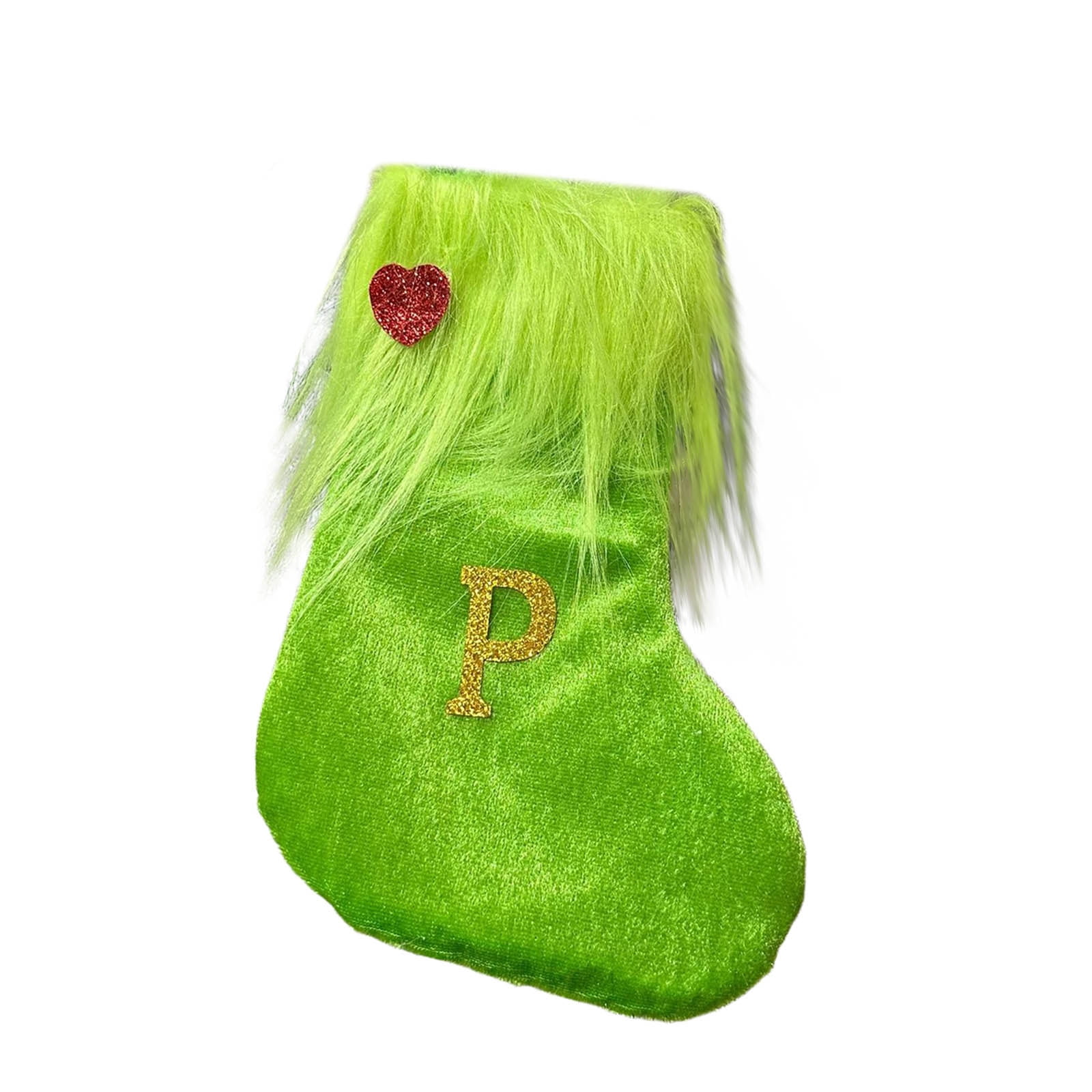 YFTDEF Knitted Wool Christmas Stocking, Embroidered Letter Design, 7×4 ...