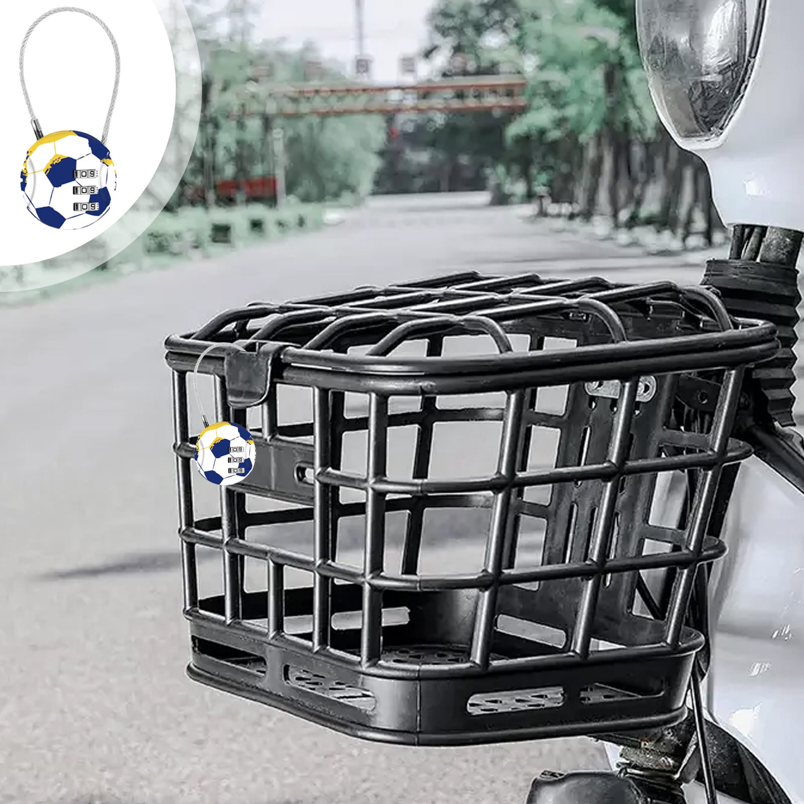 YFTDEY Backpack Luggage Wire Lock – Aluminum Alloy Password Padlock ...