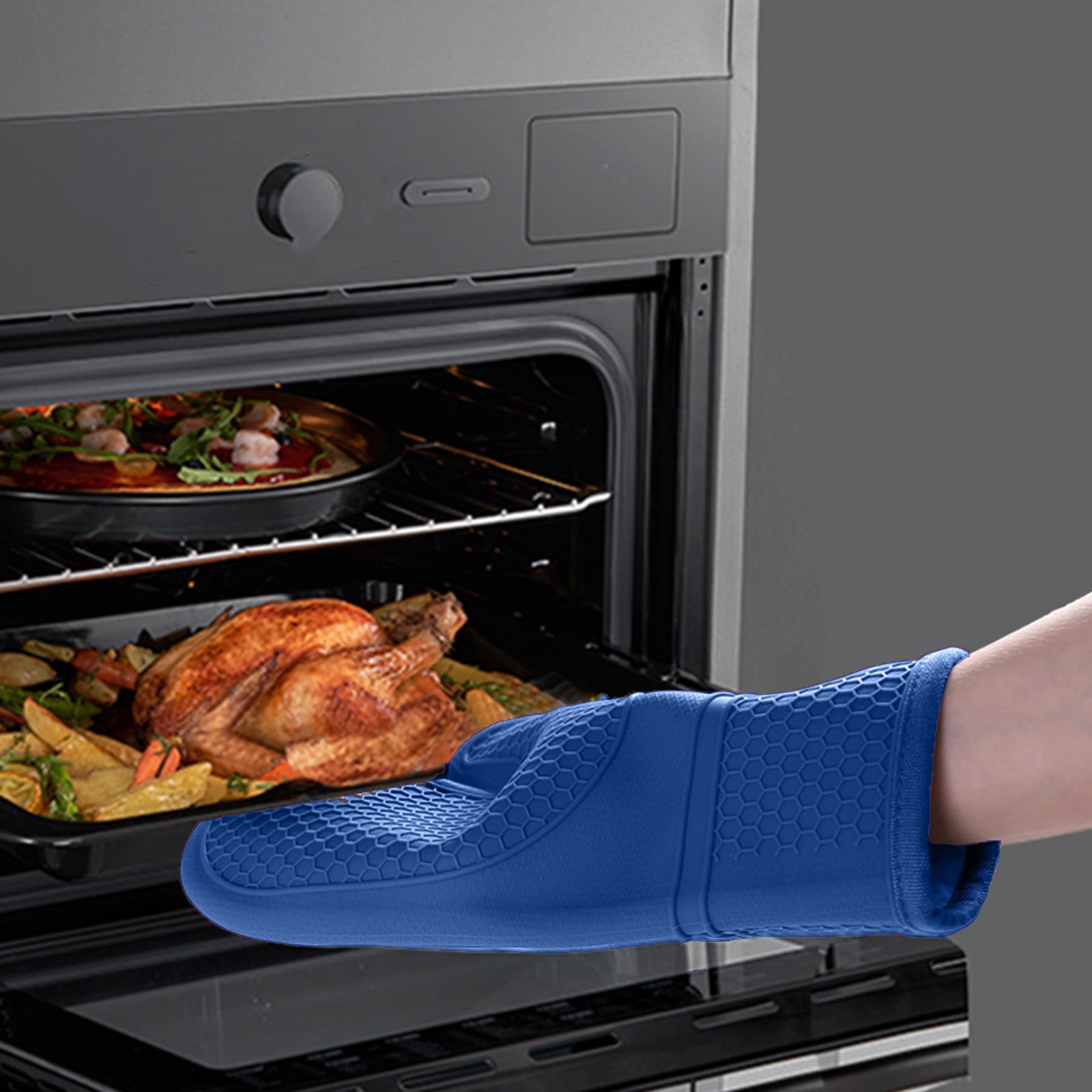 YFTDEY Baking Gloves – Heat Resistant Kitchen Insulation Gloves, 260°F ...