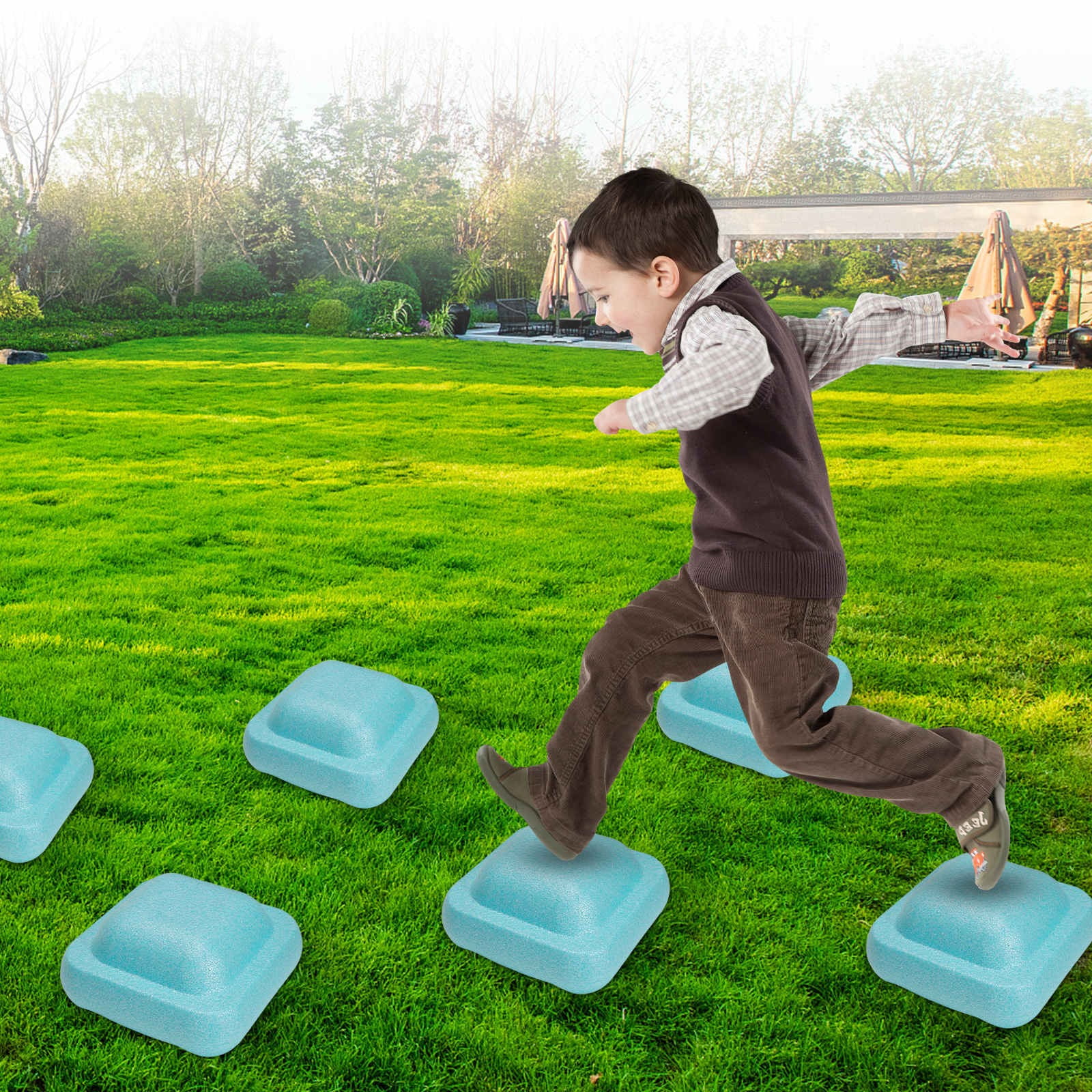 YFTDEY Children's Sensory Training Stepping Stones – Physical Education ...