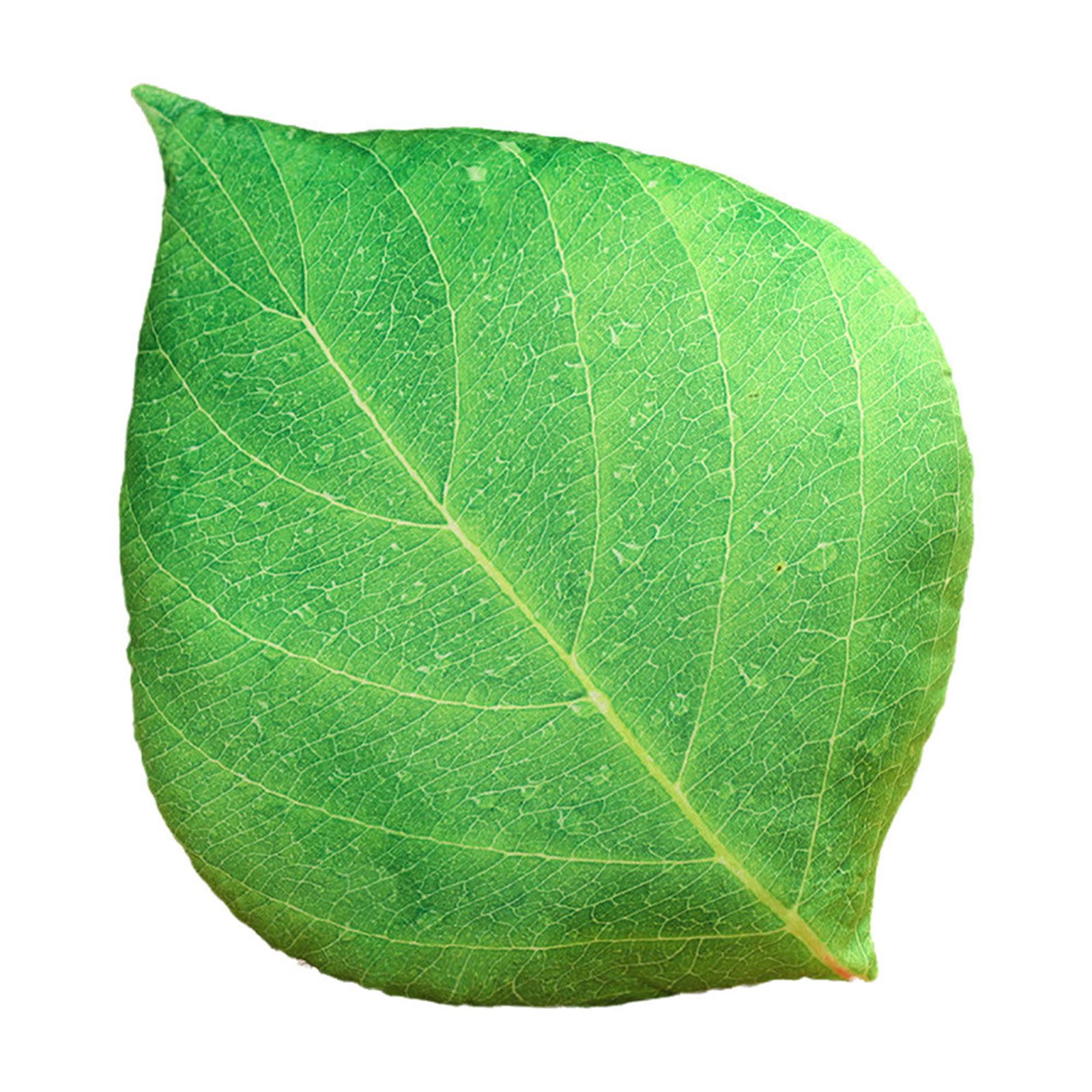 YFTDEY Leaf Pillow, Double-sided Print, Polyester Material, Cozy ...