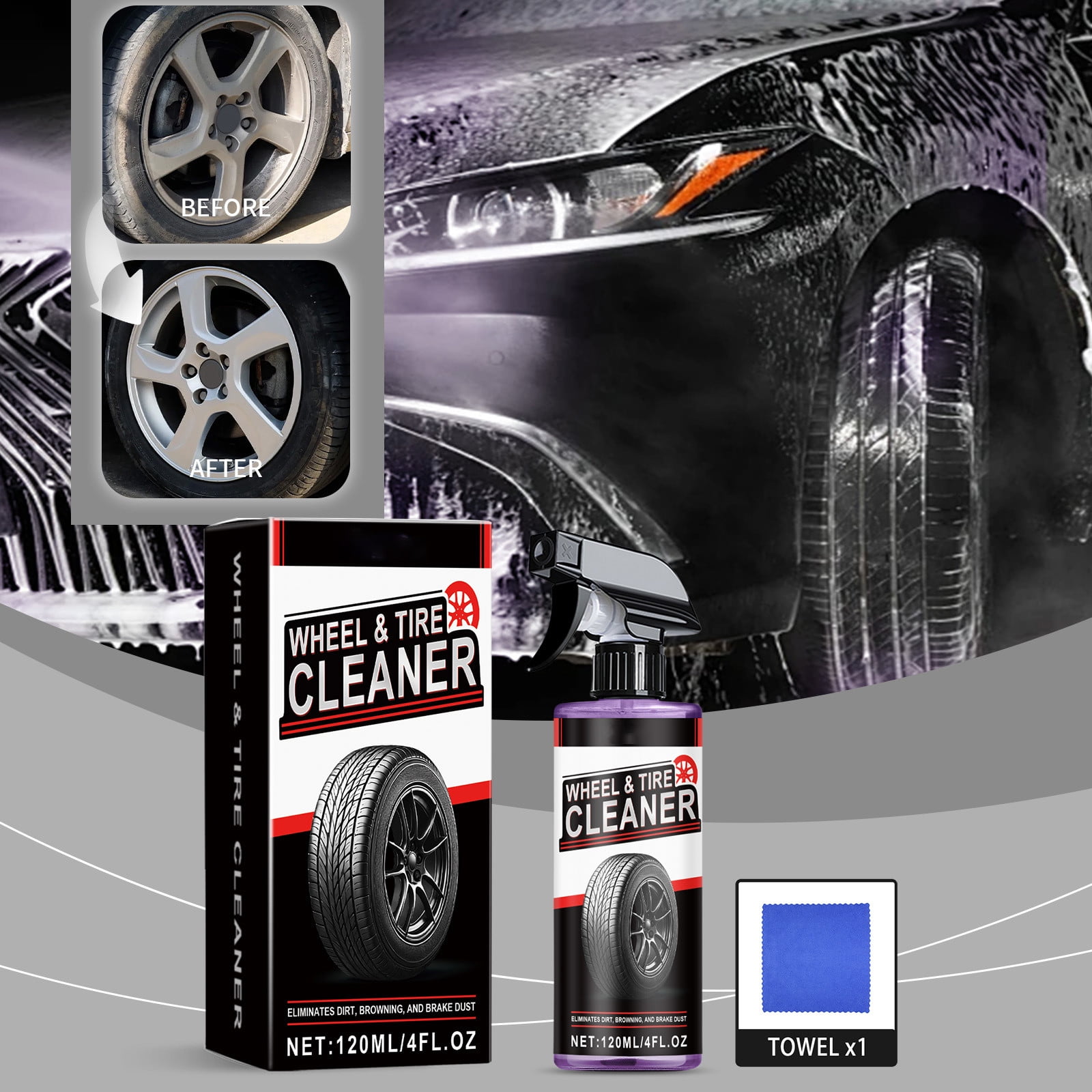 YFTDEY Multi-Functional Car Cleaning Agent – Powerful Stain Remover ...