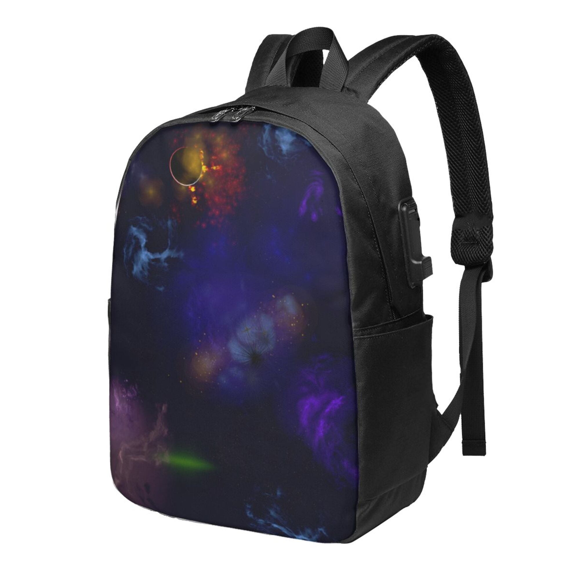 YFYANG 17" Laptop Backpack, Mysterious Dream Space Fashion Travel Work ...