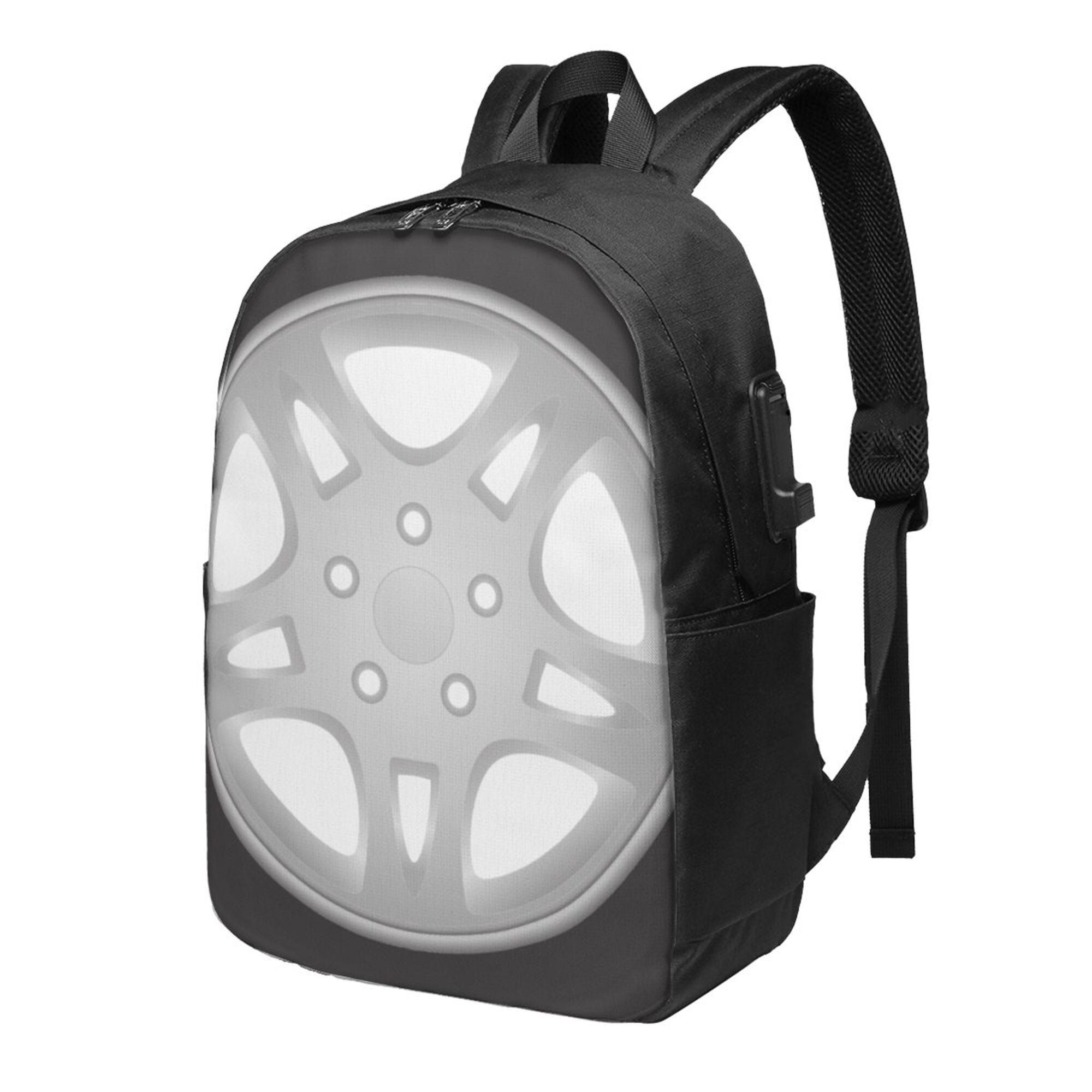 YFYANG 17" Laptop Backpack, Car Tires Fashion Travel Work Backpack with ...