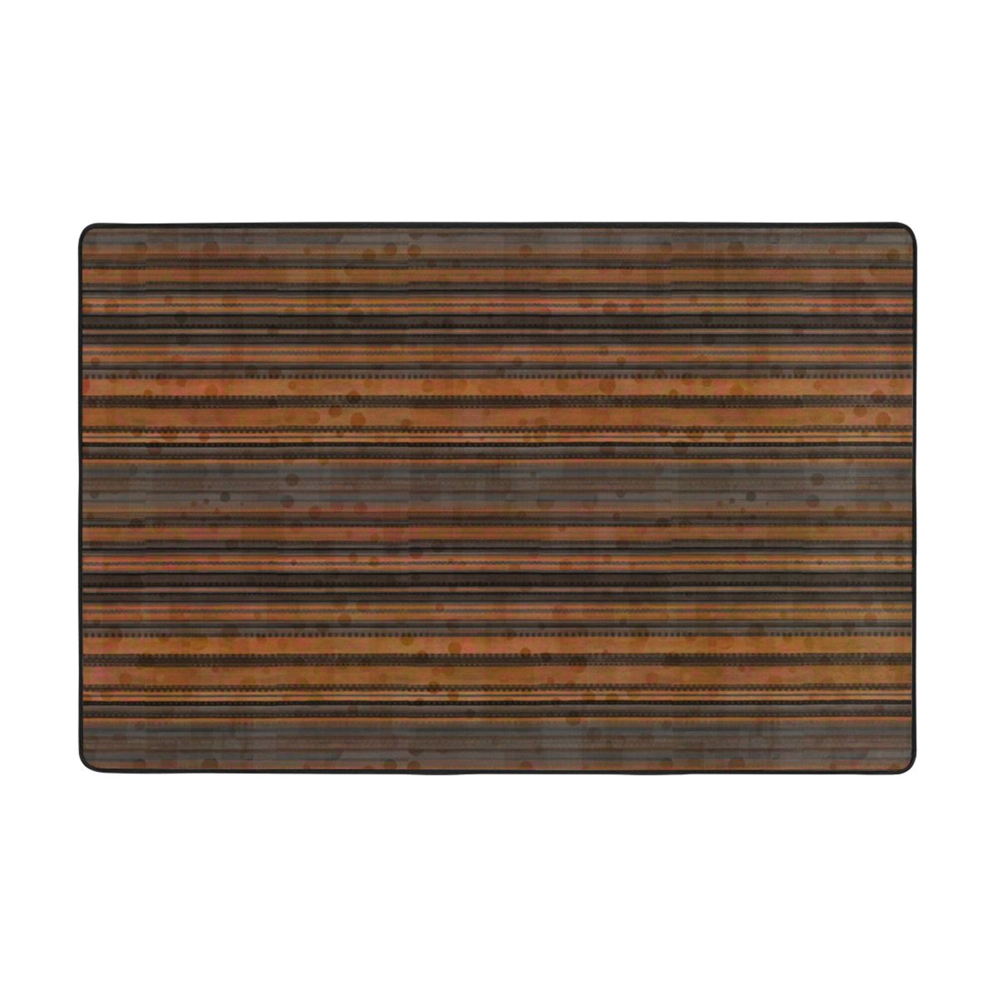 YFYANG 36"x24" Non-Slip Flannel Carpet Doormat, Living Room Bedroom ...