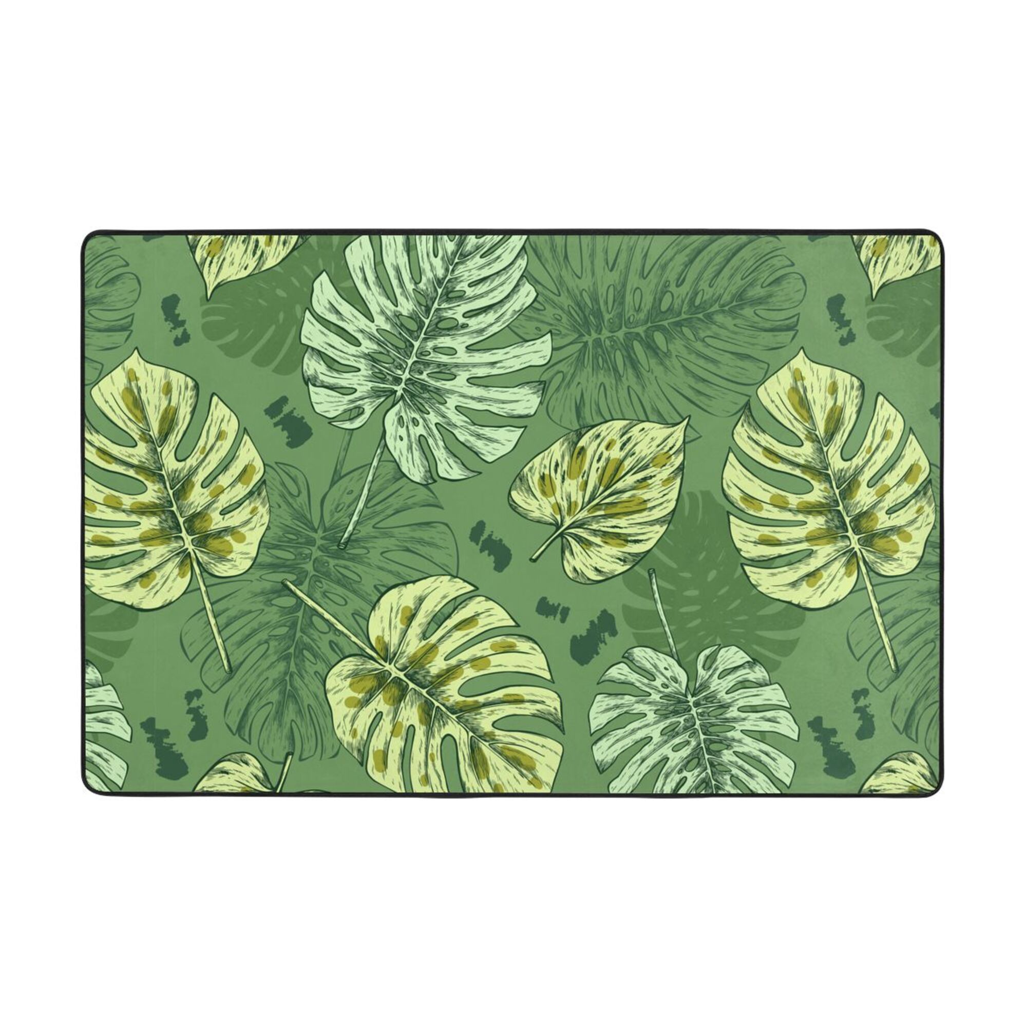 YFYANG 36"x24" Non-Slip Flannel Carpet Doormat, Living Room Bedroom ...