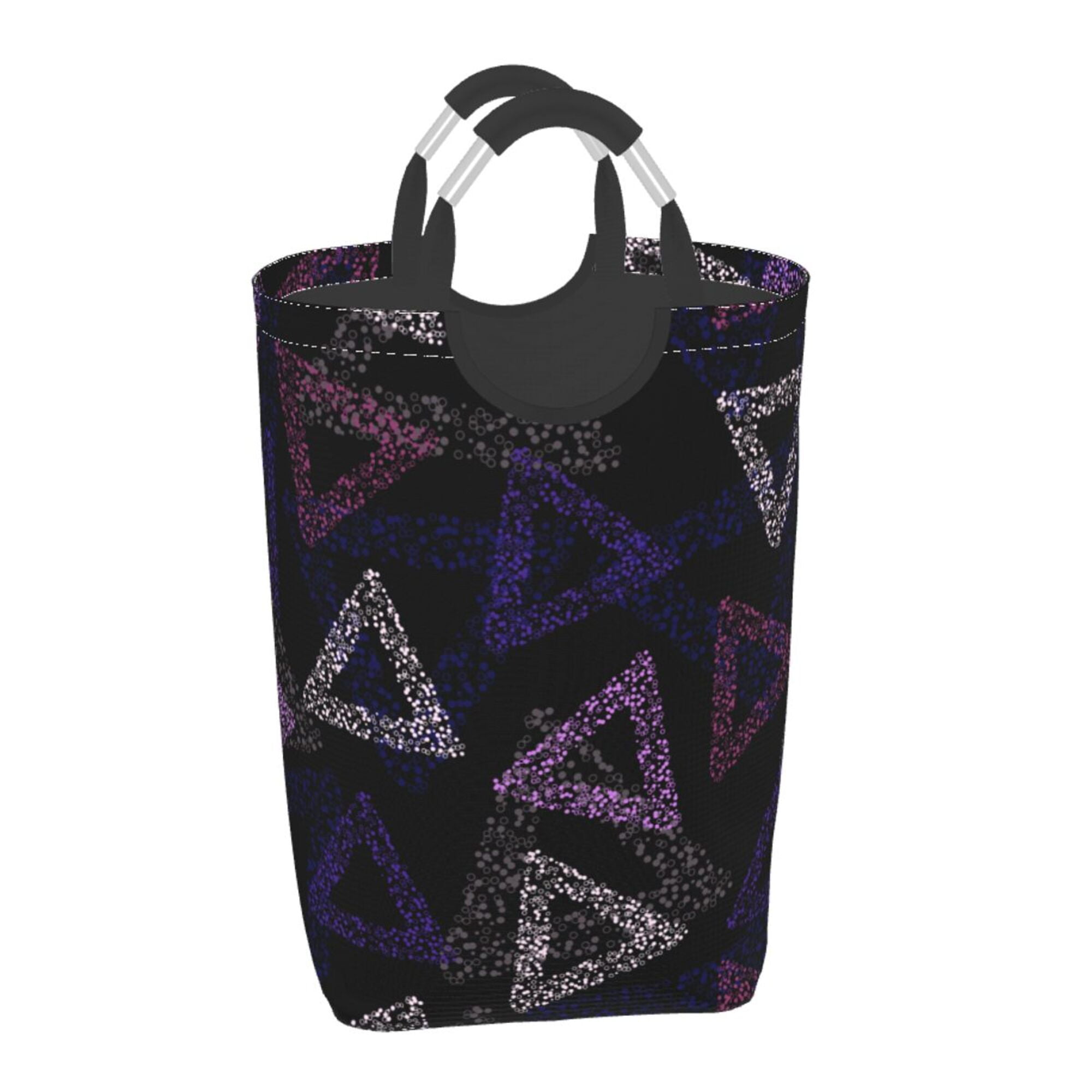 YFYANG 50L Foldable Laundry Hamper, Waterproof Oxford Fabric Vintage ...