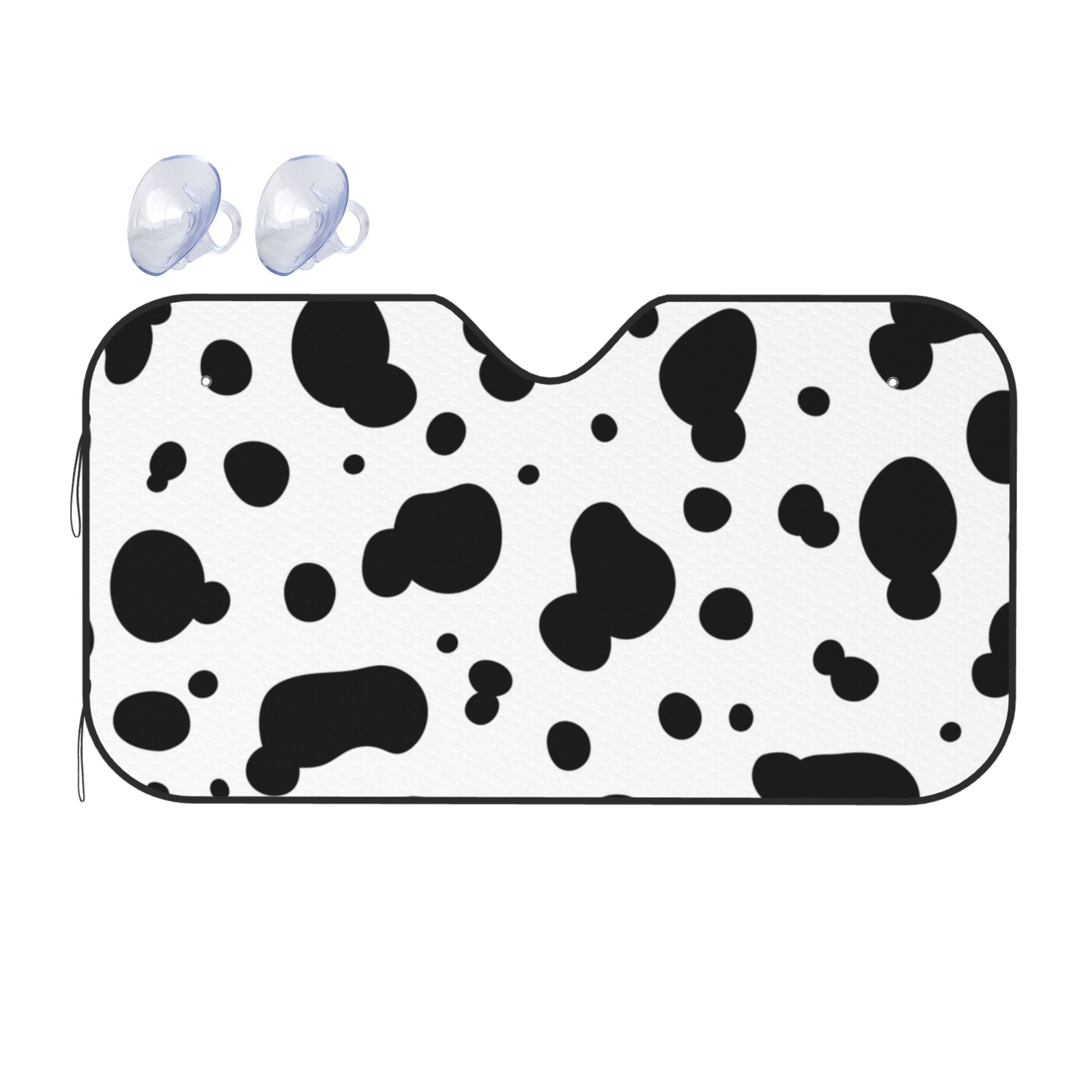 YFYANG Front Windshield Sun Shade, Cow Stria Pattern Foldable Car Visor ...