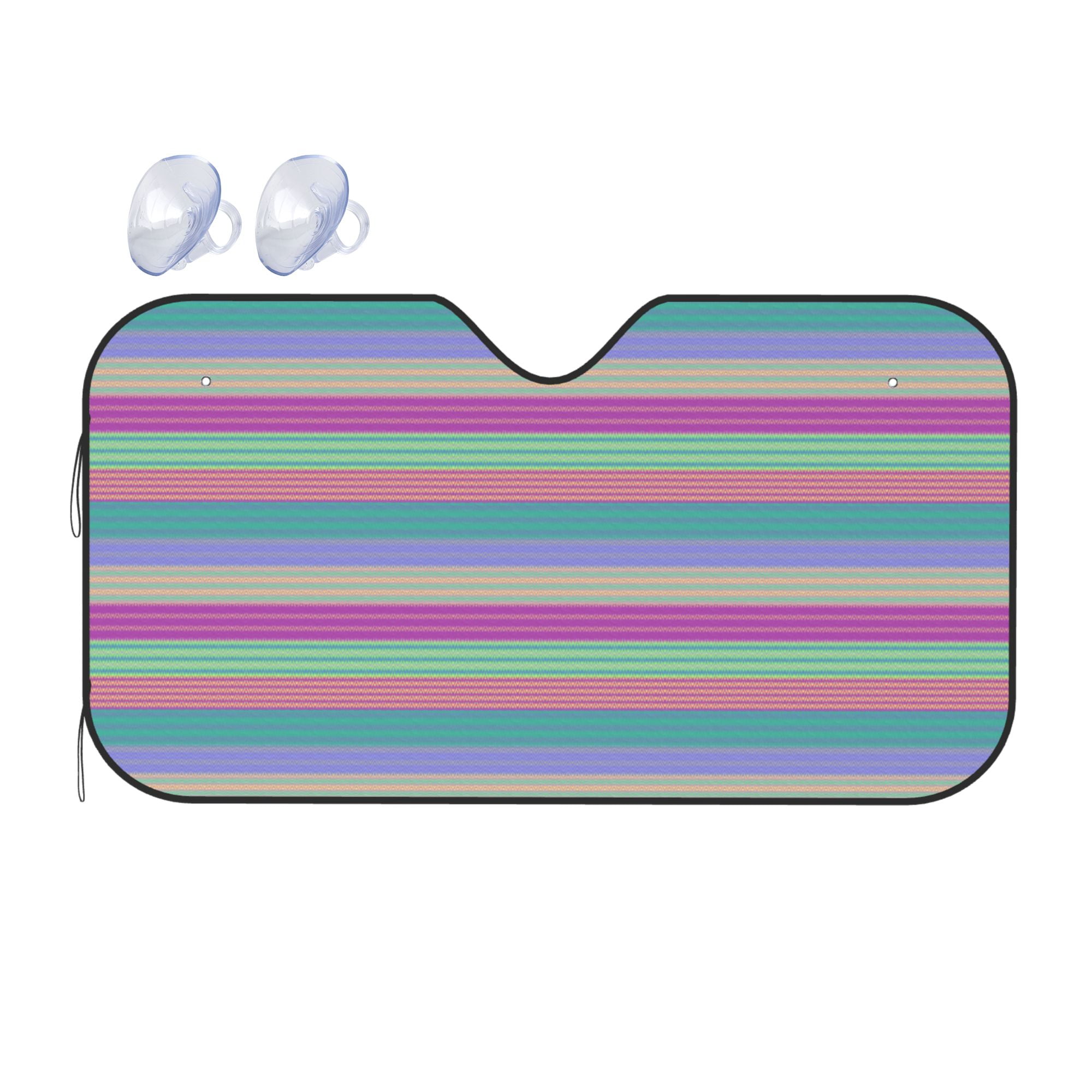 YFYANG Front Windshield Sun Shade, Line Art Foldable Car Visor for Cars ...