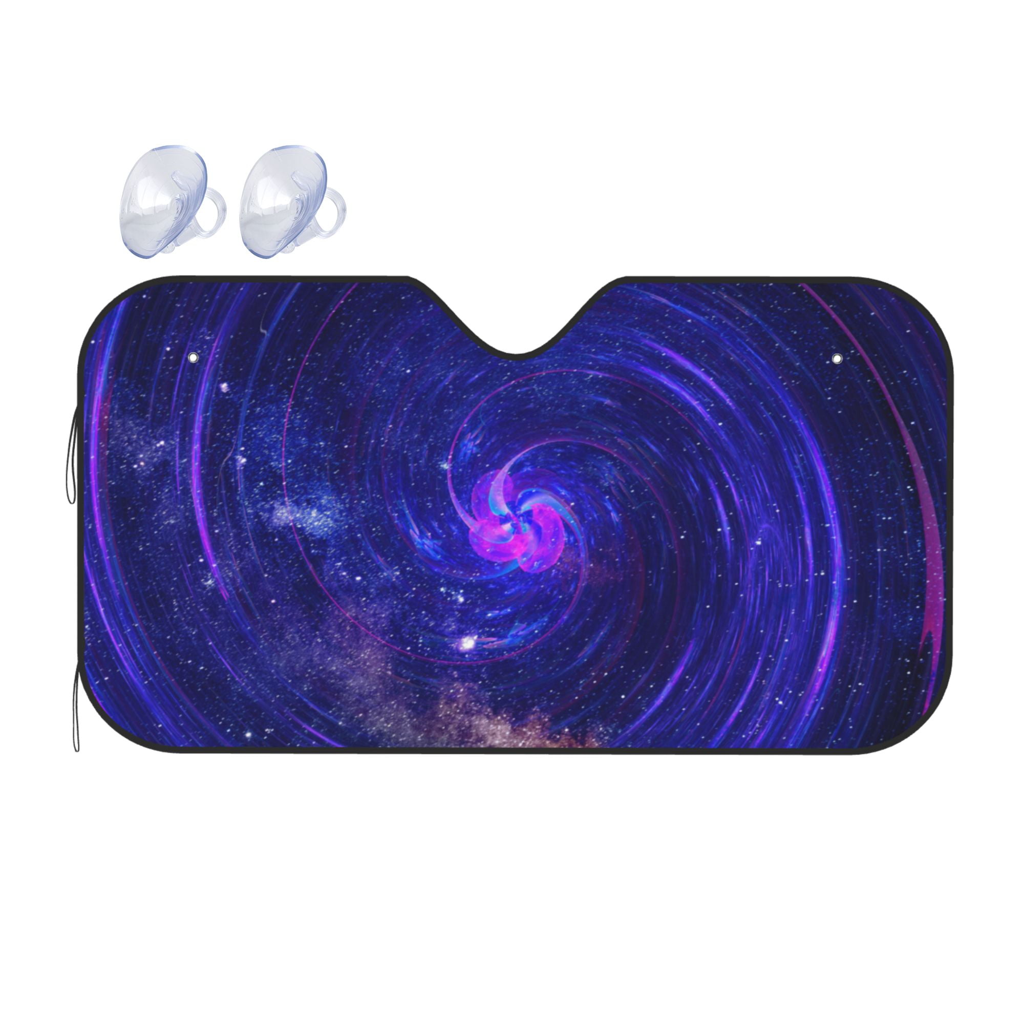 YFYANG Front Windshield Sun Shade, Mysterious Cosmic Galaxy Foldable ...