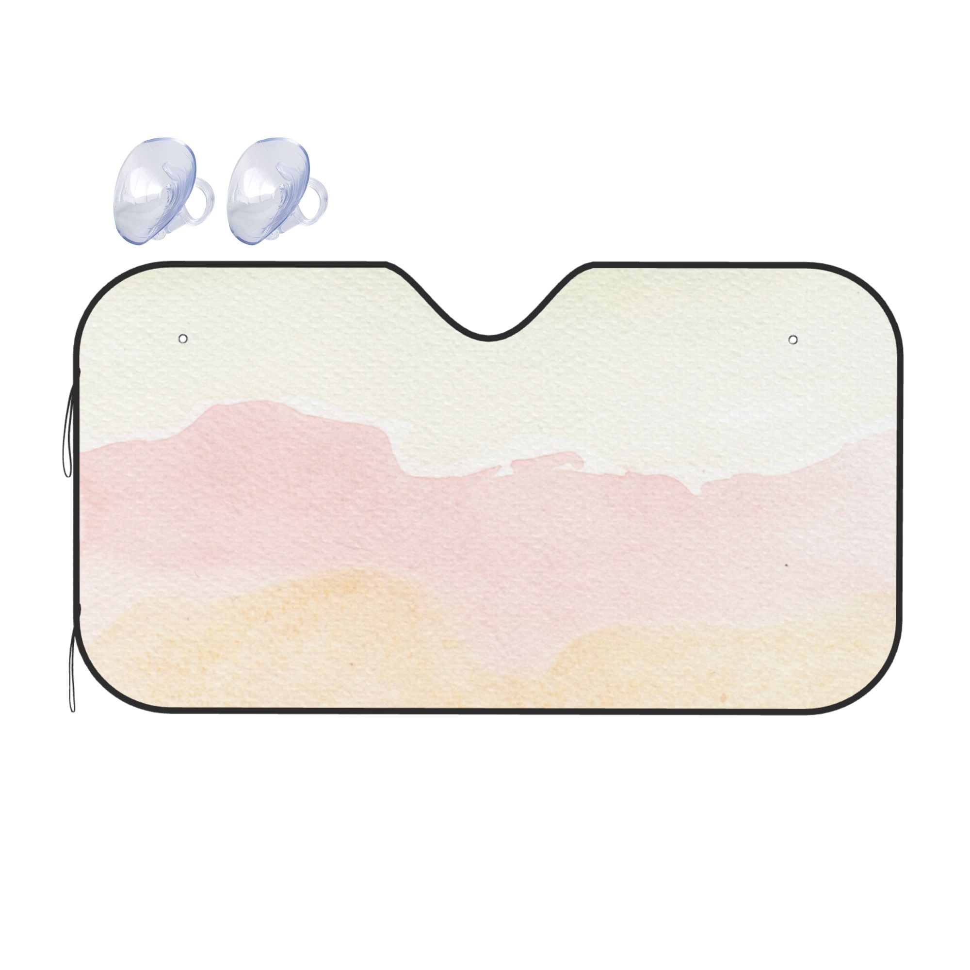 YFYANG Front Windshield Sun Shade, Rainbow Color Texture Foldable Car ...