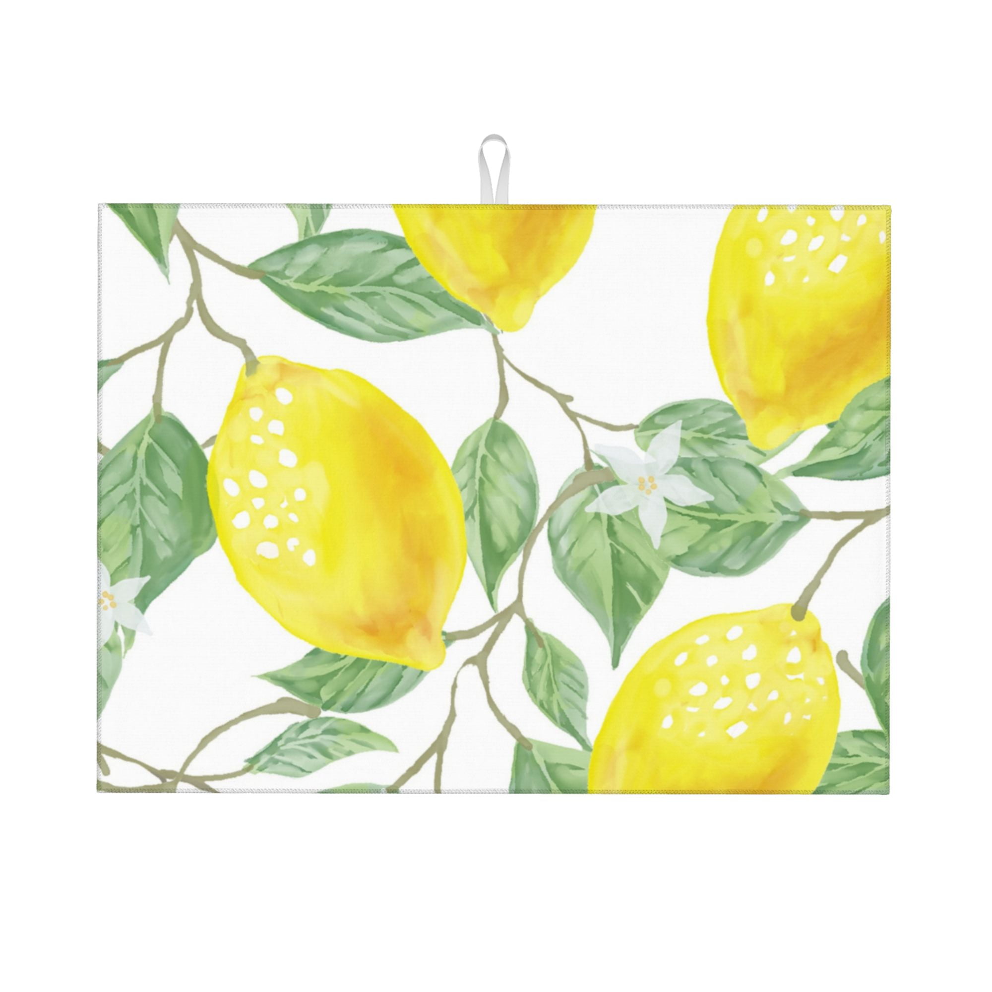 YFYANG Microfiber Dish Drying Mat for Kitchen, Reusable Hand-Painted ...