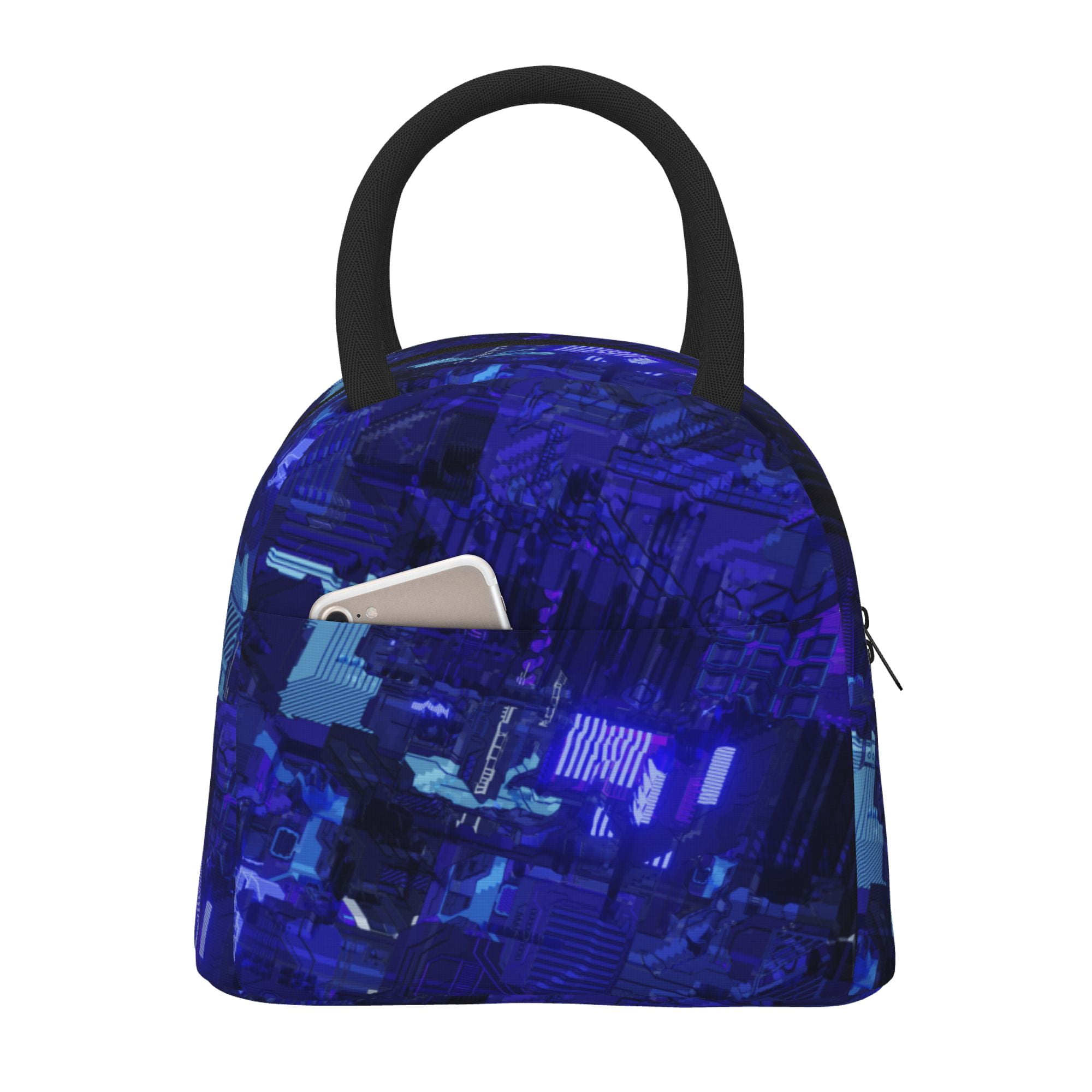 YFYANG Portable Waterproof Insulated Lunch Bag, Science Fiction Future ...