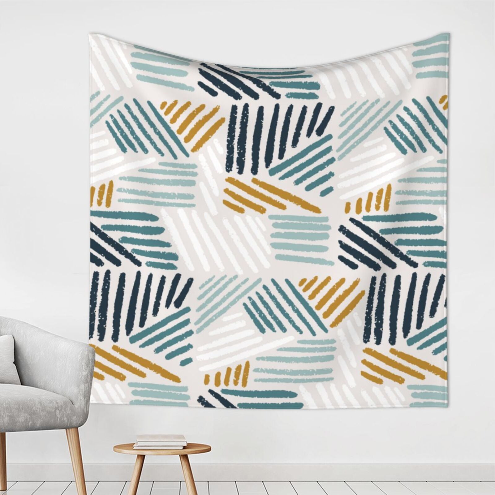 YFYANG Retro Line Texture Tapestry, Bedroom Dormitory Living Room ...