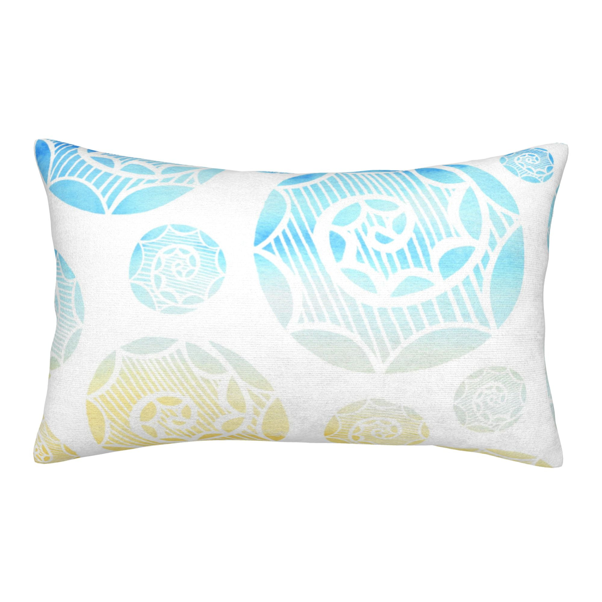 YFYANG Super Soft Rectangular Plush Cushion Cover (Without Pillow ...