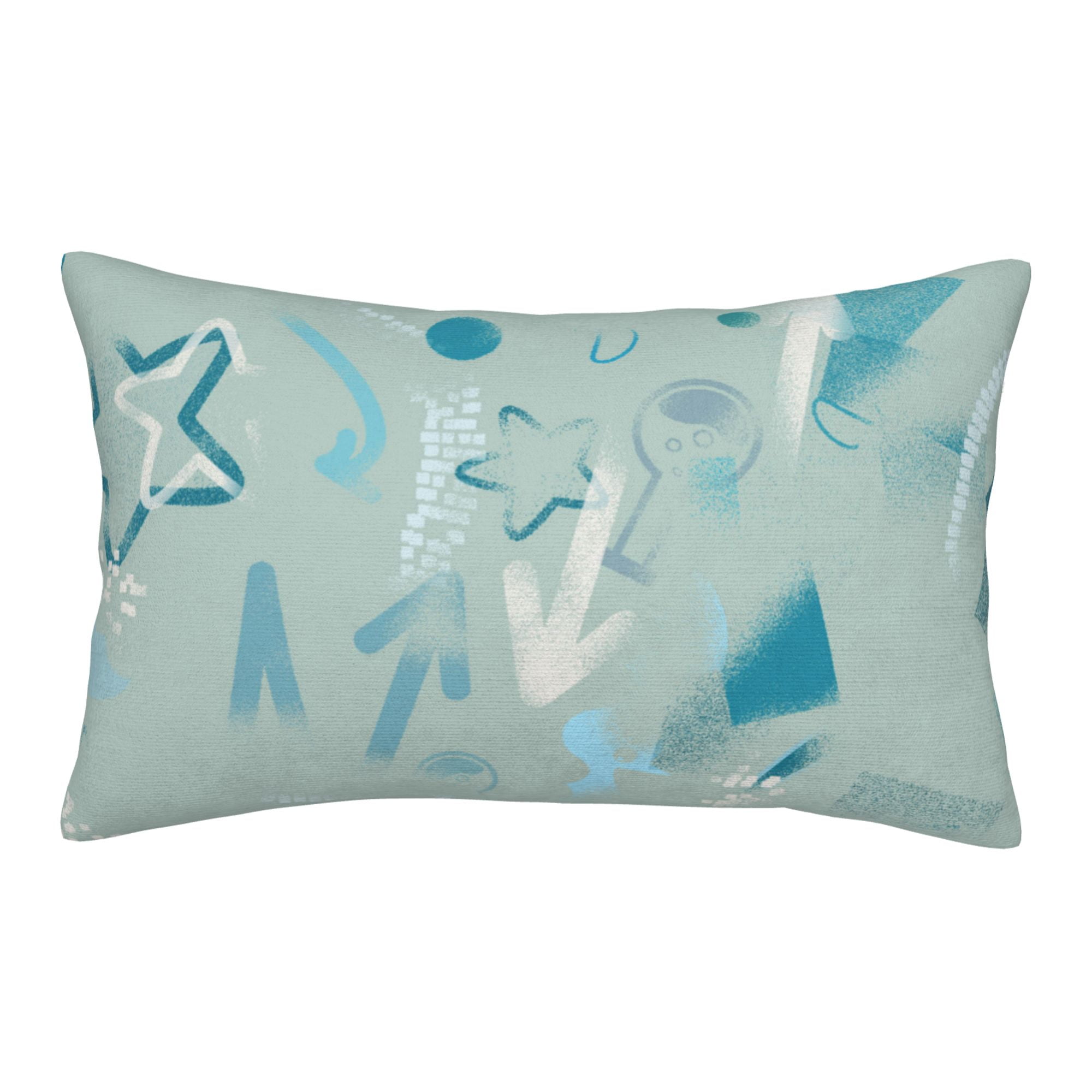 YFYANG Super Soft Rectangular Plush Cushion Cover (Without Pillow ...