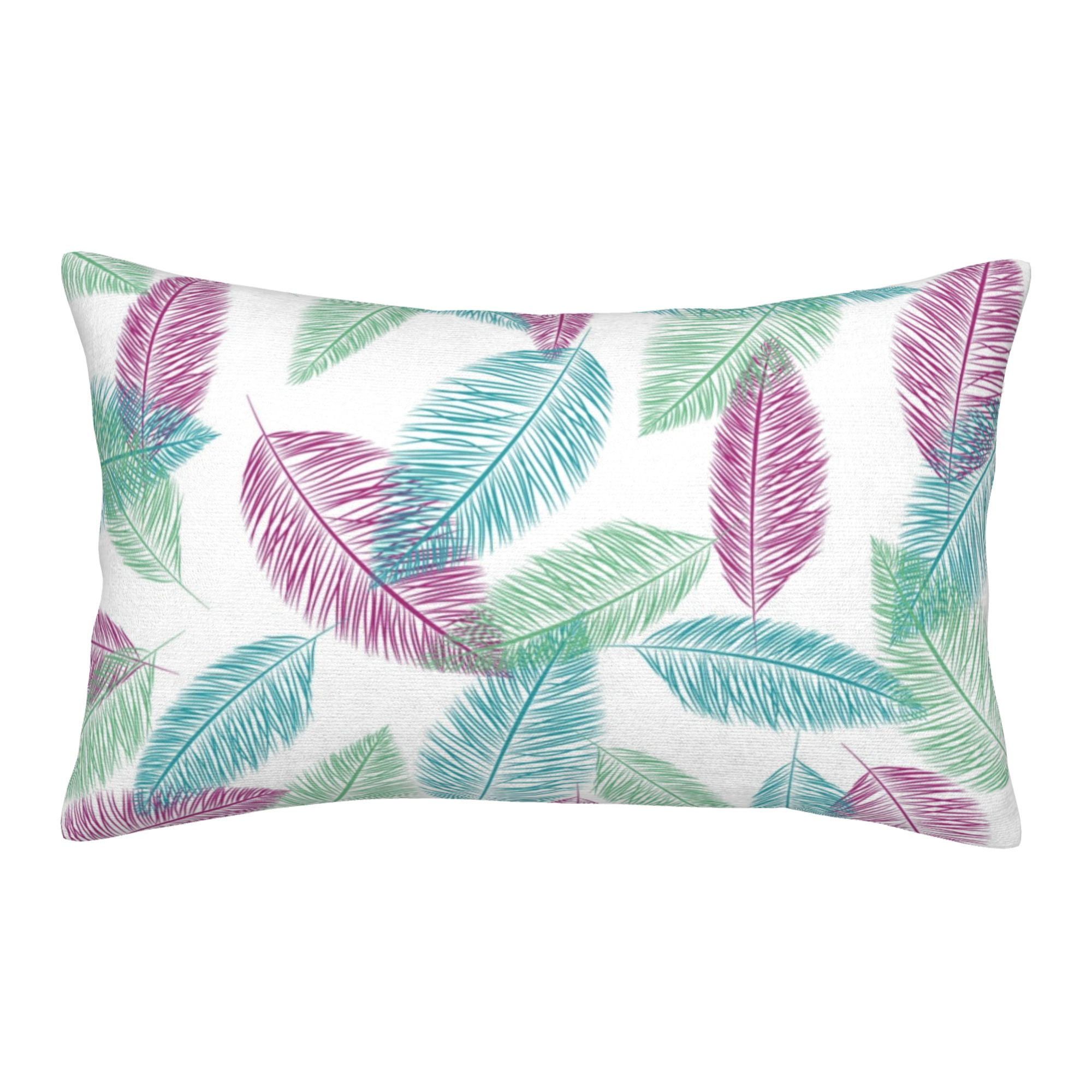 YFYANG Super Soft Rectangular Plush Cushion Cover (Without Pillow ...