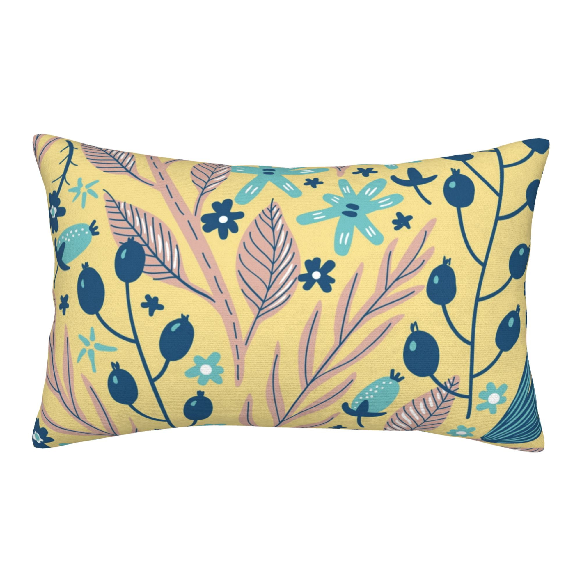 YFYANG Super Soft Rectangular Plush Cushion Cover (Without Pillow ...