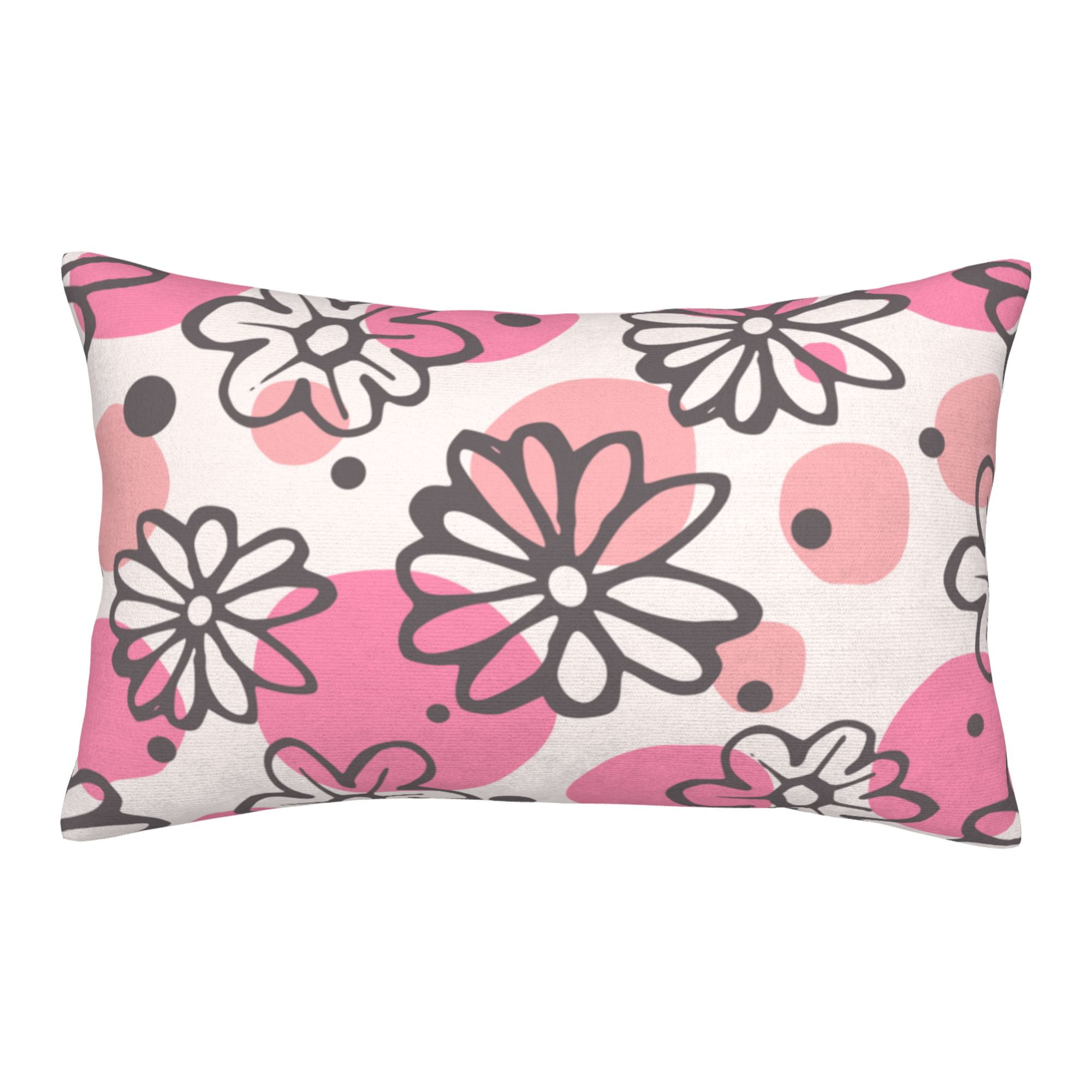 YFYANG Super Soft Rectangular Plush Cushion Cover (Without Pillow ...