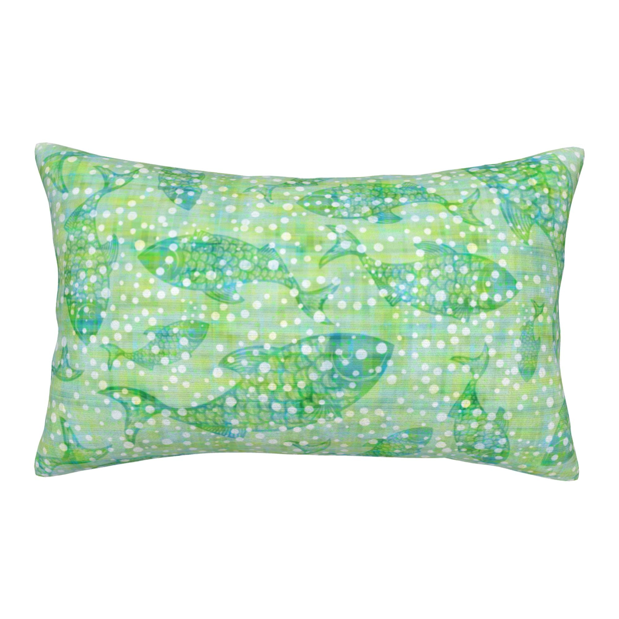 YFYANG Super Soft Rectangular Plush Cushion Cover (Without Pillow ...