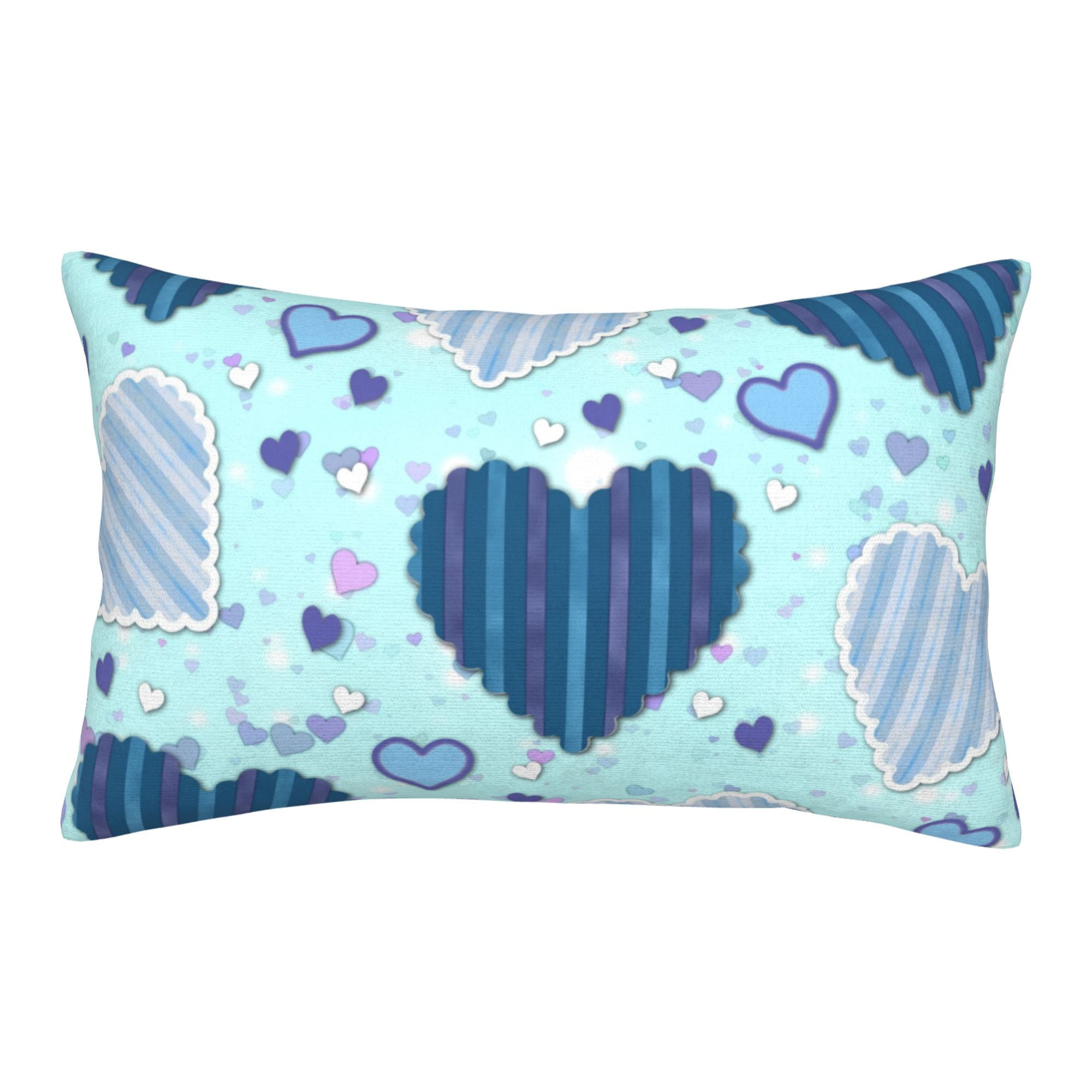 YFYANG Super Soft Rectangular Plush Cushion Cover (Without Pillow ...