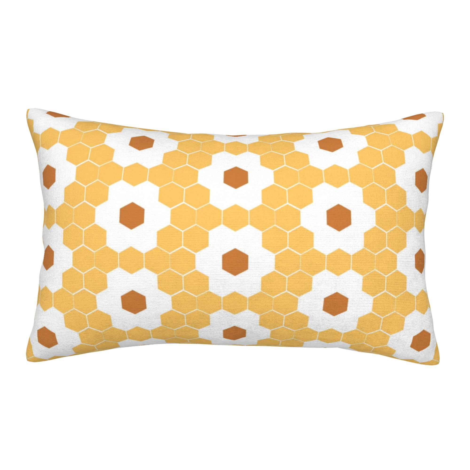 YFYANG Super Soft Rectangular Plush Cushion Cover (Without Pillow ...