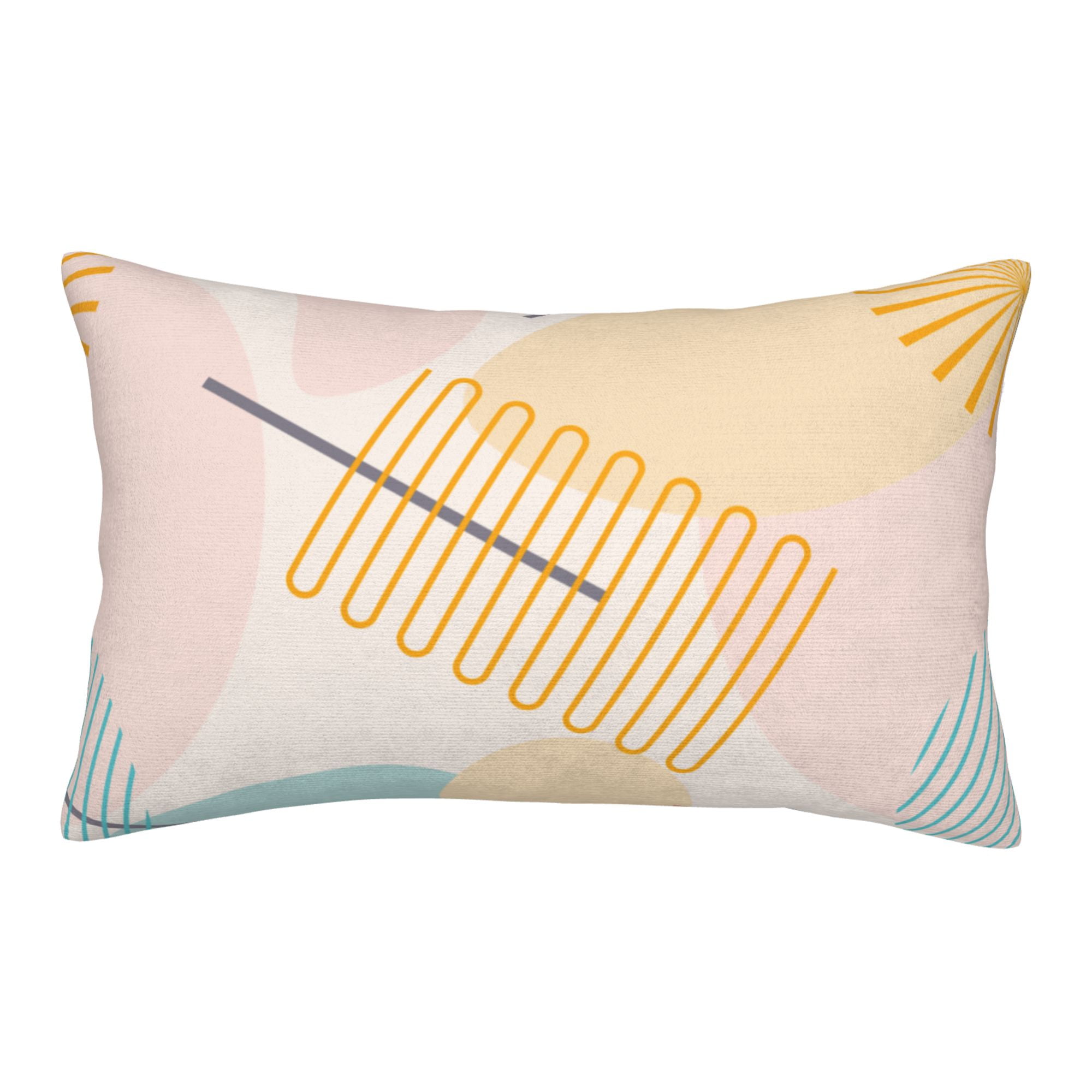 YFYANG Super Soft Rectangular Plush Cushion Cover (Without Pillow ...