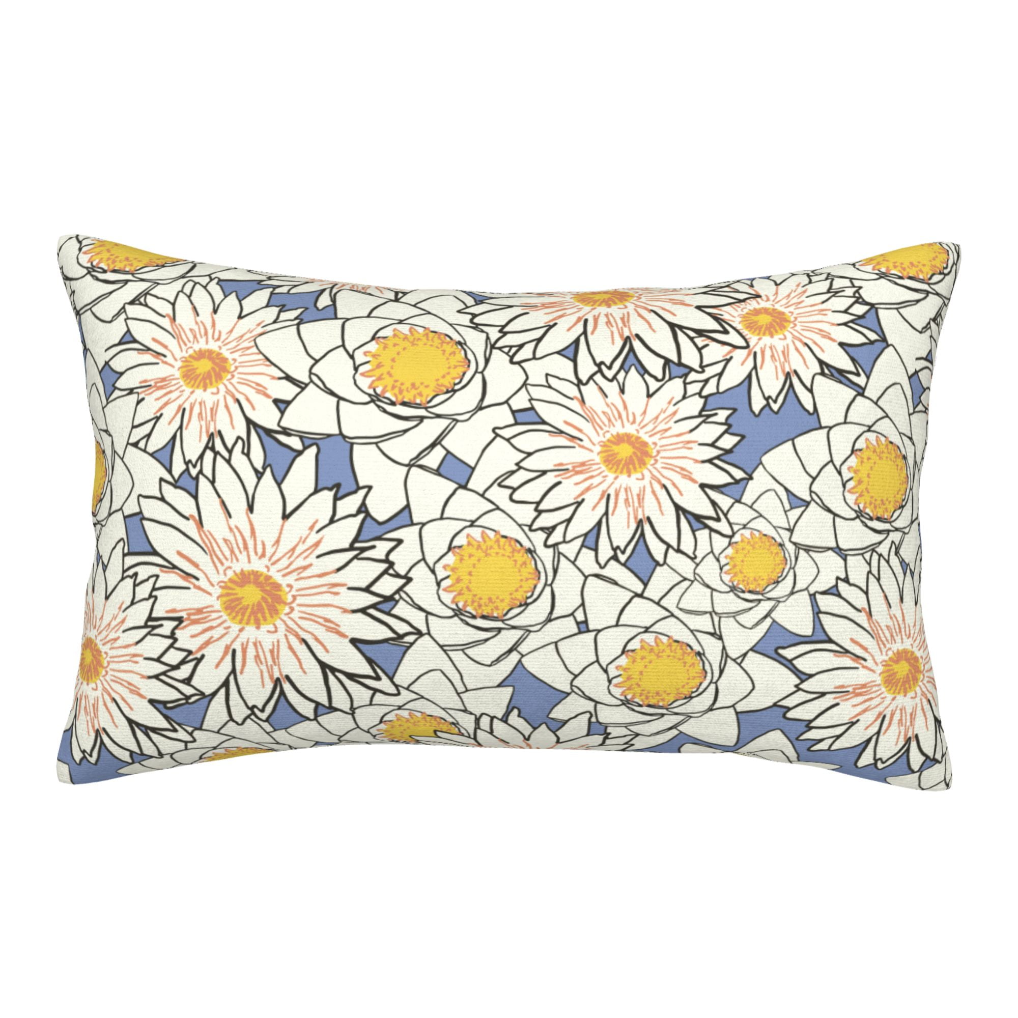 YFYANG Super Soft Rectangular Plush Cushion Cover (Without Pillow ...