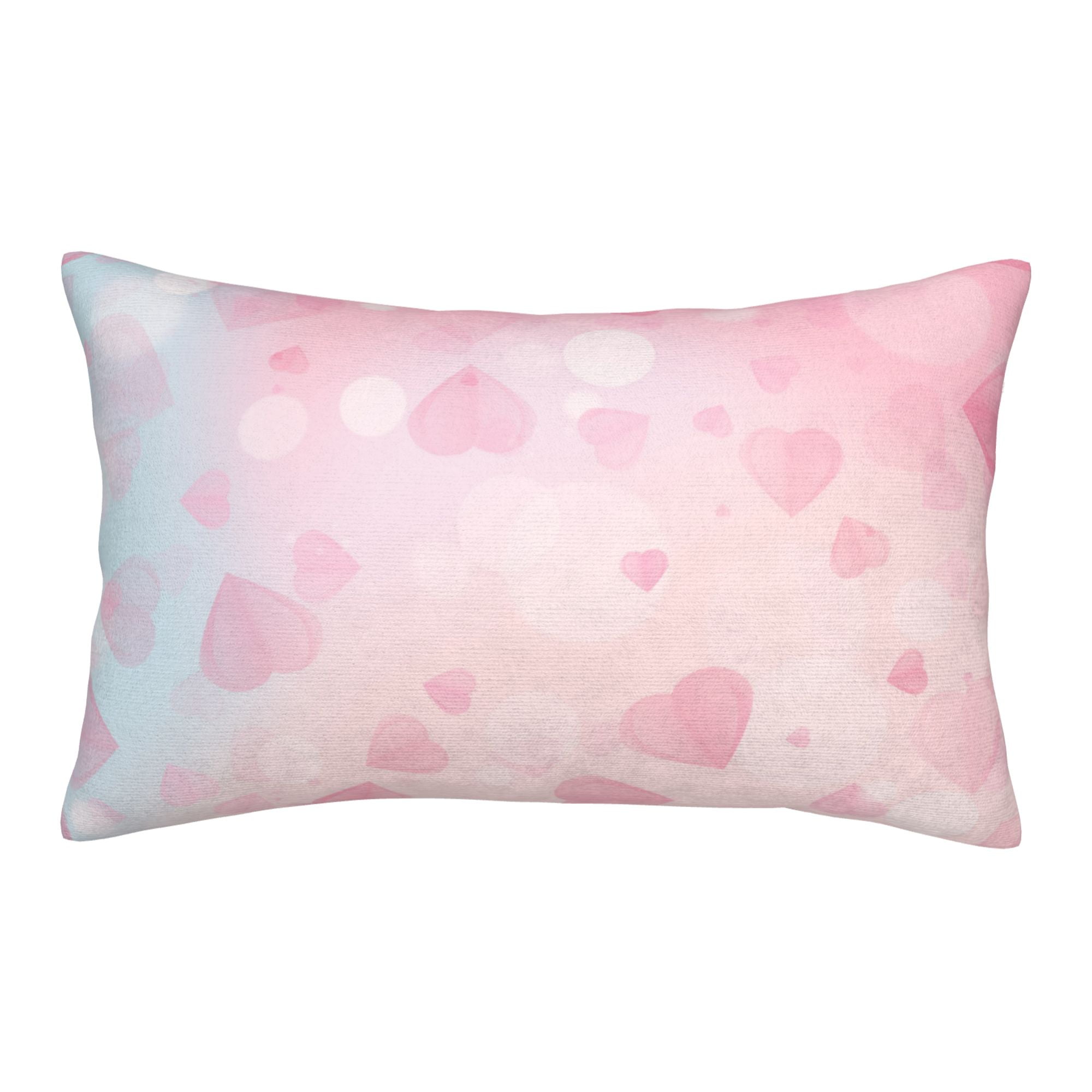 YFYANG Super Soft Rectangular Plush Cushion Cover (Without Pillow ...