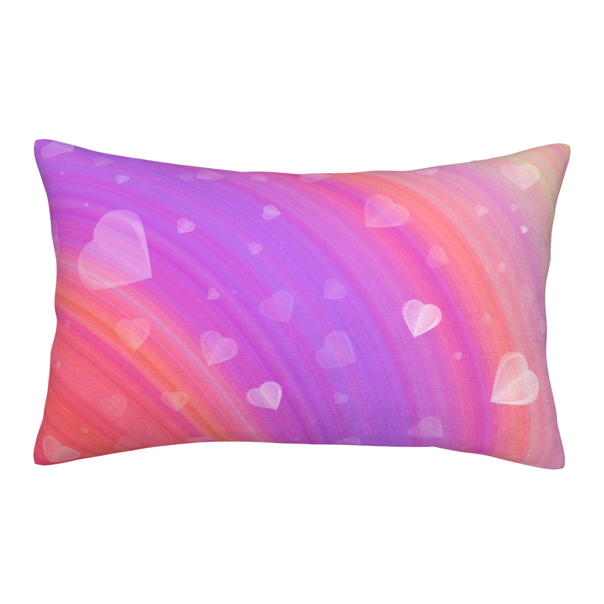 YFYANG Super Soft Rectangular Plush Cushion Cover (Without Pillow ...