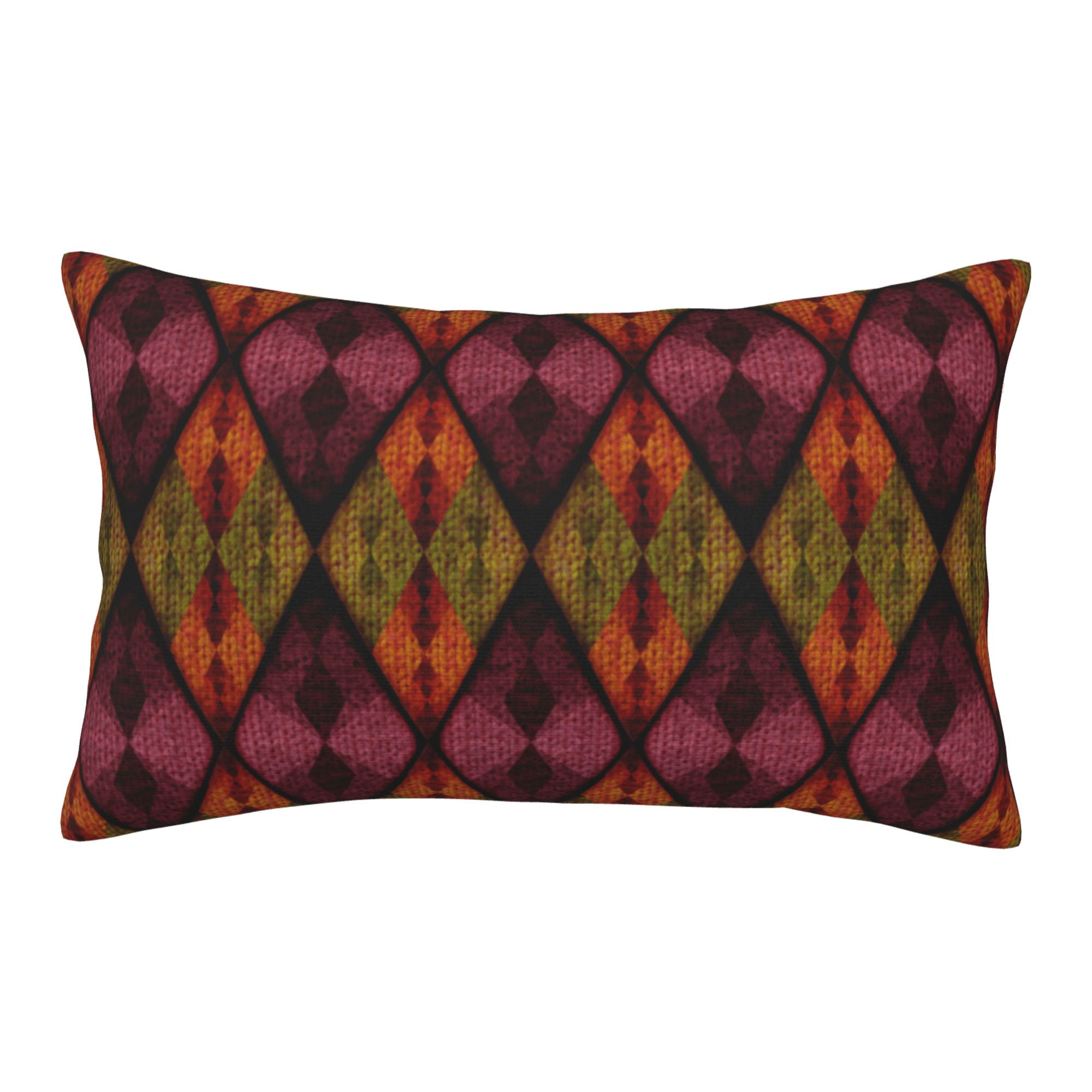 YFYANG Super Soft Rectangular Plush Cushion Cover (Without Pillow ...