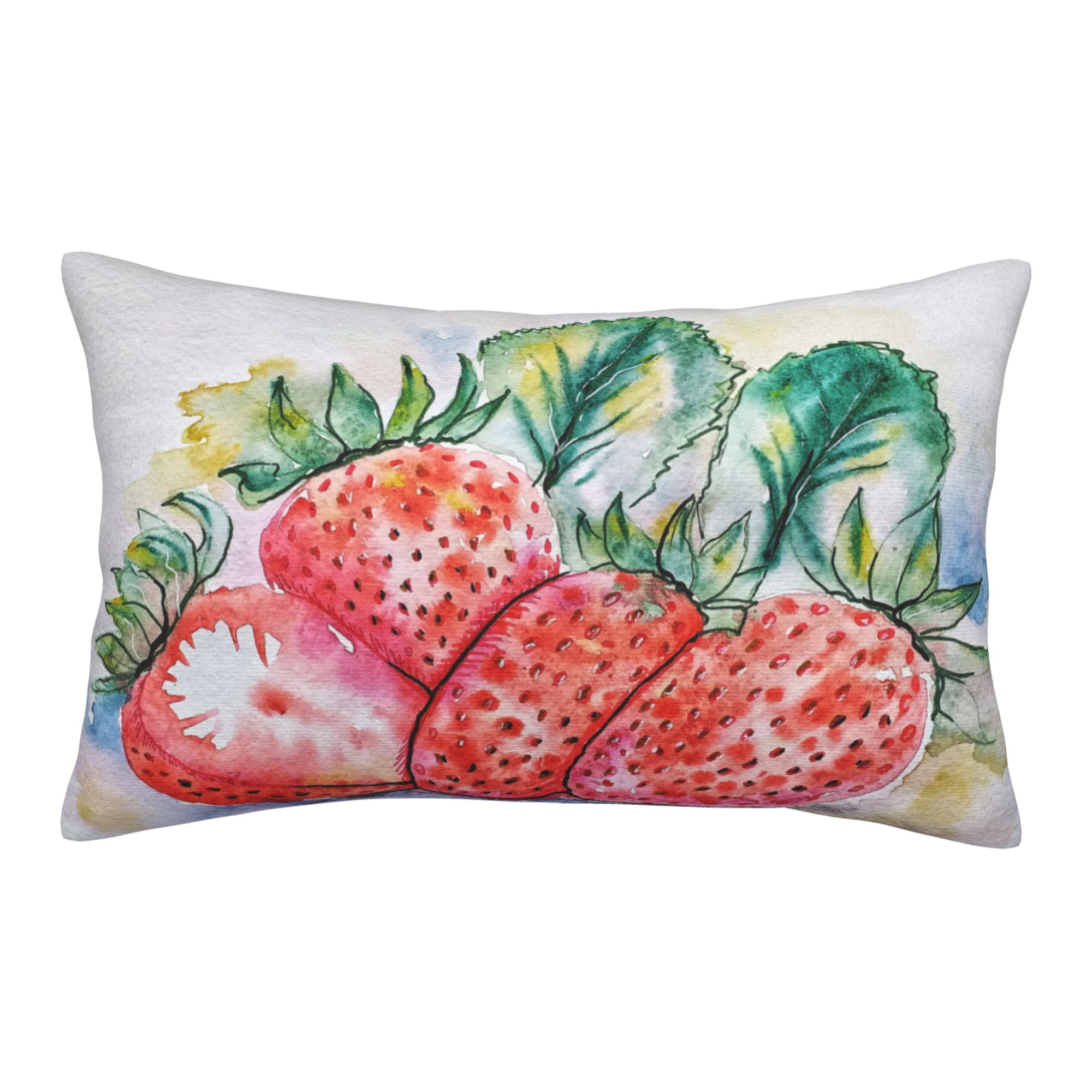 YFYANG Super Soft Rectangular Plush Cushion Cover (Without Pillow ...