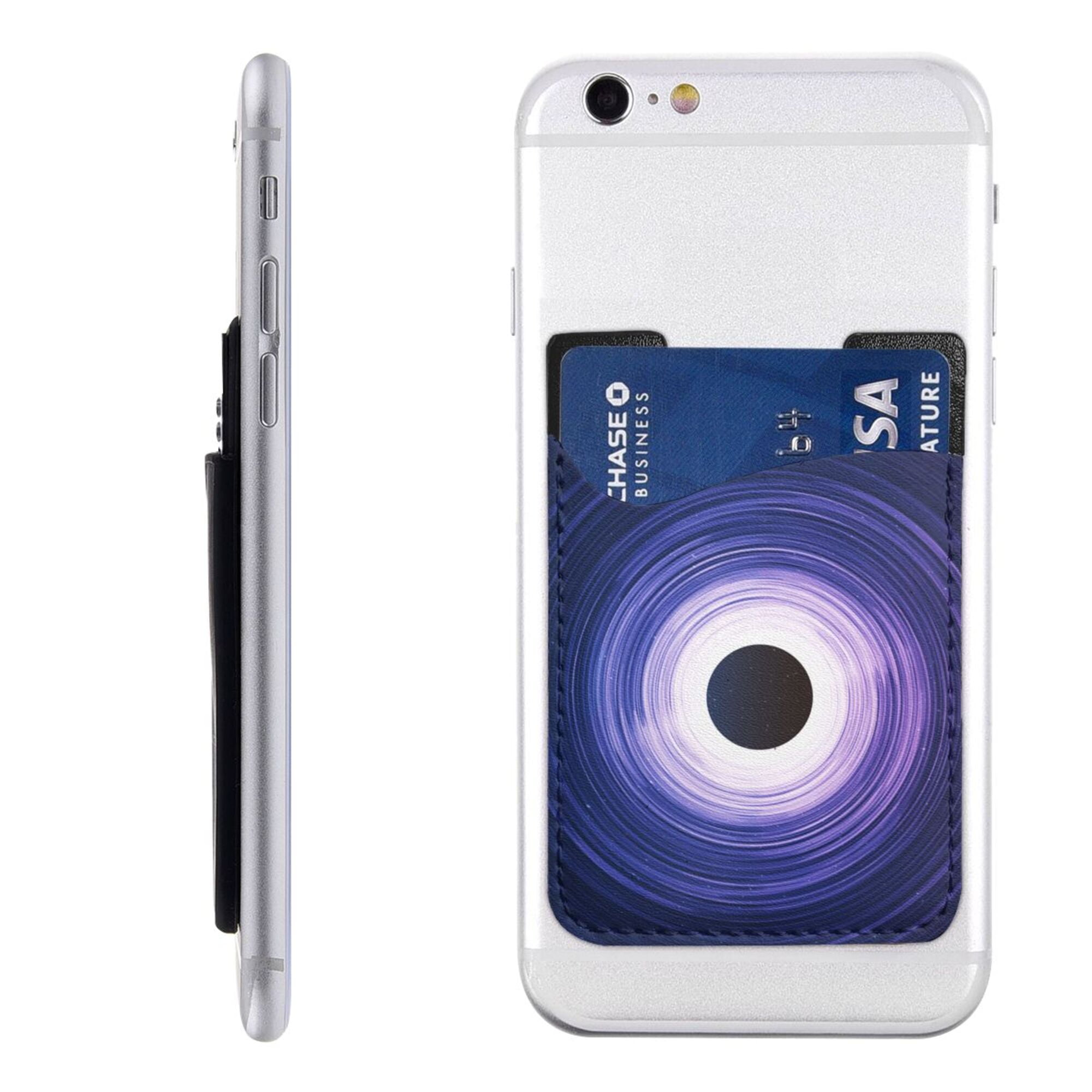 YFYANG Universal Adhesive Cell Phone Card Holder, Abstract Galactic ...