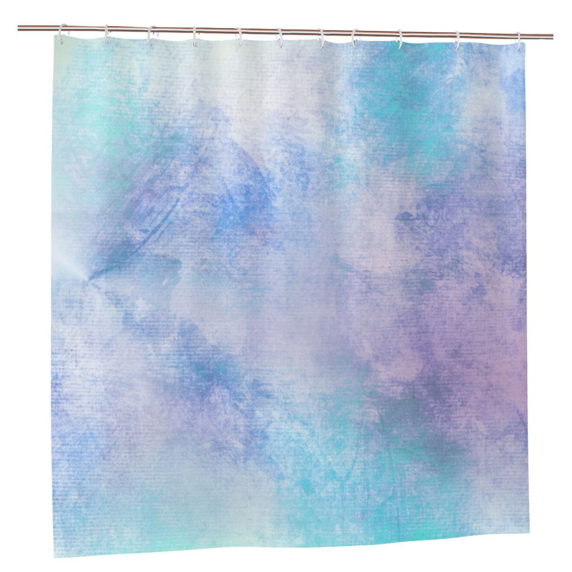 Yfyang Waterproof Bathroom Shower Curtain Blue And Purple Texture