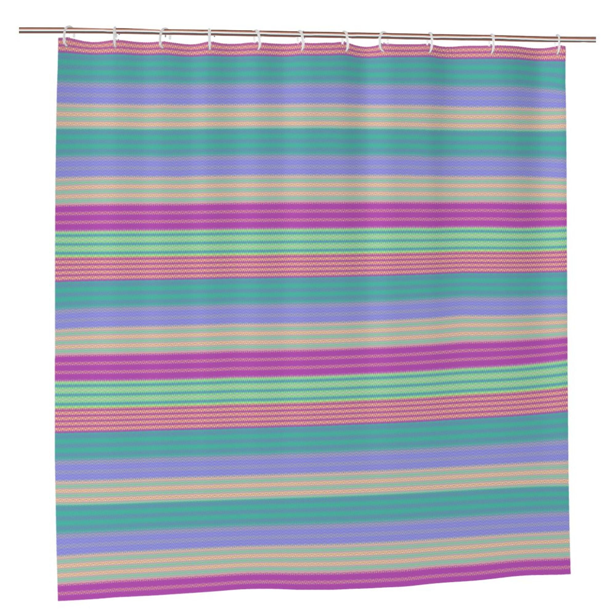 Yfyang Waterproof Bathroom Shower Curtain Line Art Shower Curtain Set