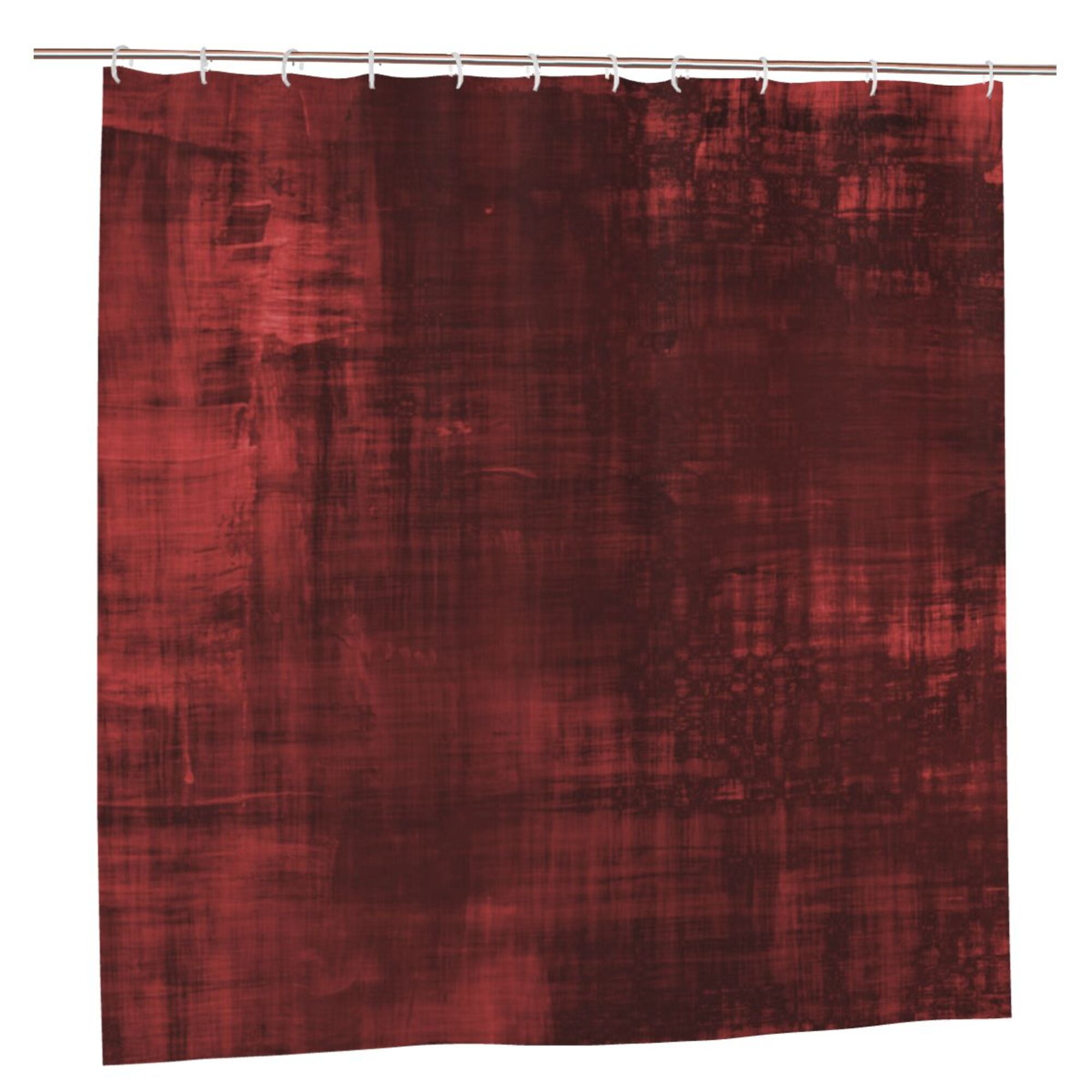 YFYANG Waterproof Bathroom Shower Curtain, Vintage Red Shower Curtain ...