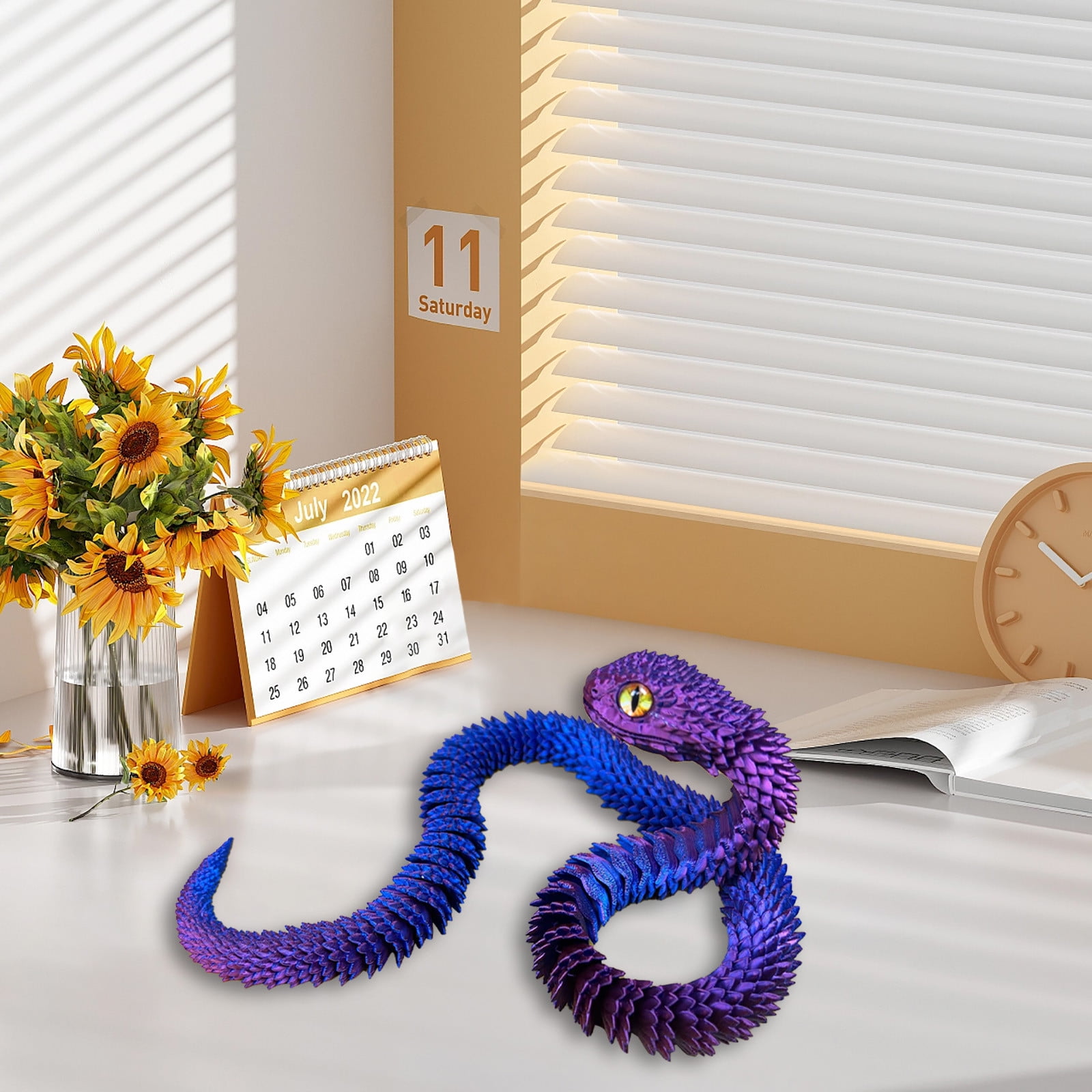 YFYOUNG 3D Printed Animals Set 3D Printed Toys 3D Printed Articulated ...