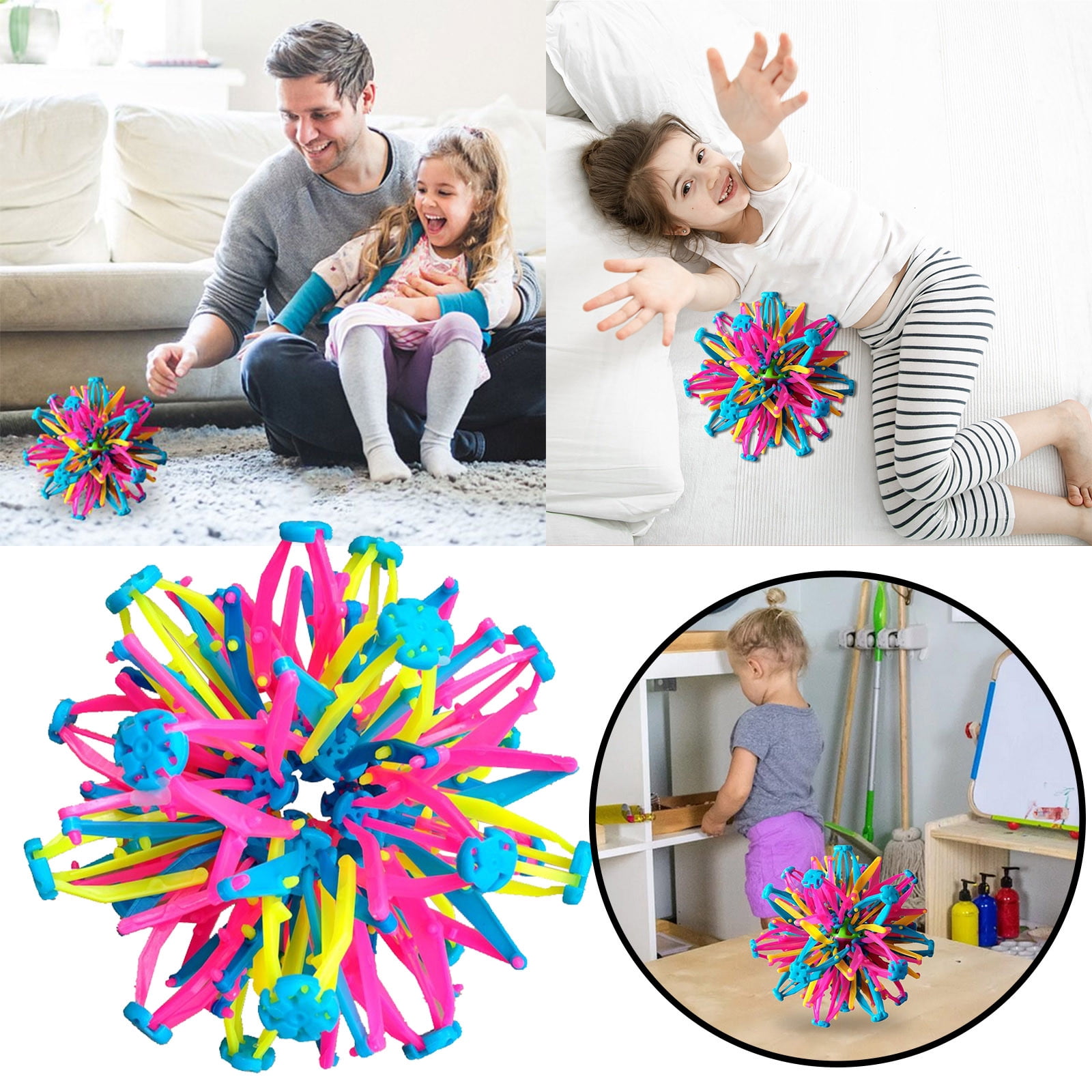 YFYOUNG Expandable Ball Toy Sphere â Expands from 6.5â â to 13â â ...