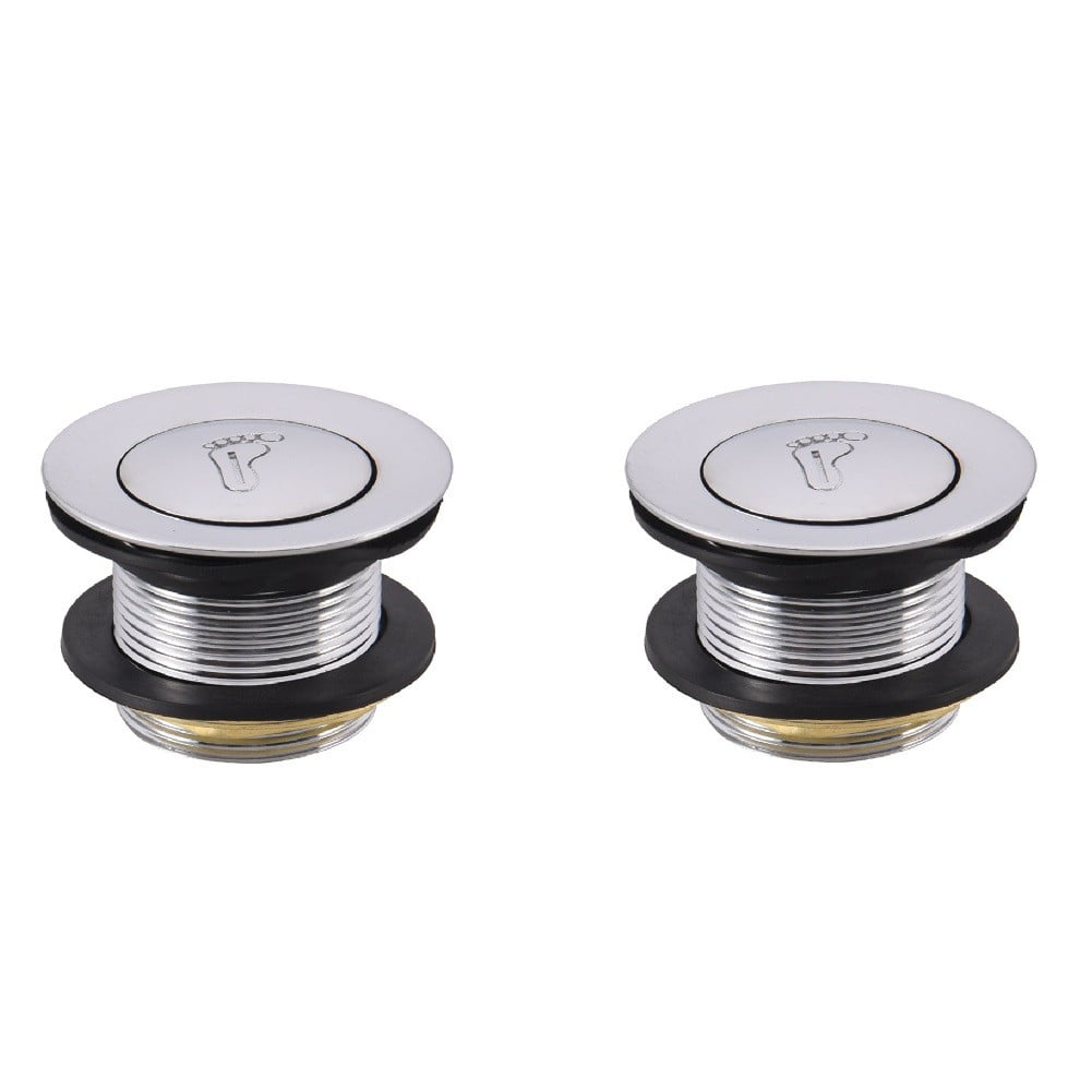 YFind 1/2Pcs Shower Tub Bathtub Waste Drain Plug Bathroom Drian Up Plug ...