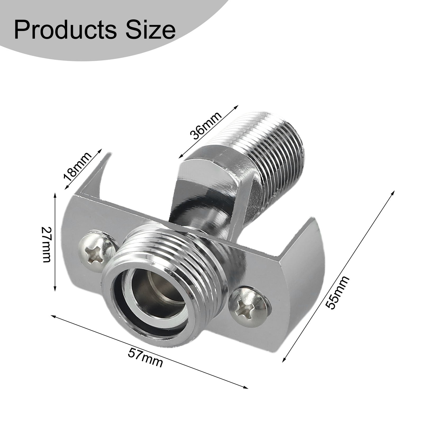 YFind 40Degree Adjustable Faucet Angled Curved Foot Eccentric Screw ...