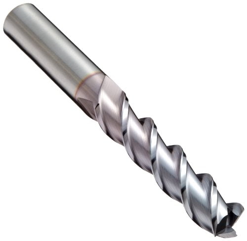 YG-1 E5982 Carbide Square Nose End Mill, Extra Long Reach, TiCN ...
