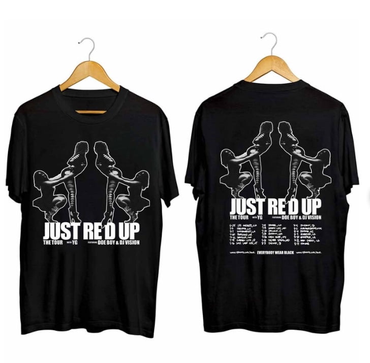 YG 2024 Just Re'd Up Tour Shirt, YG Fan Shirt, Just Re'd Up Tour 2024 ... YG 2024 Just Re'd Up Tour Shirt, YG Fan Shirt, Just Re'd Up Tour 2024 ...