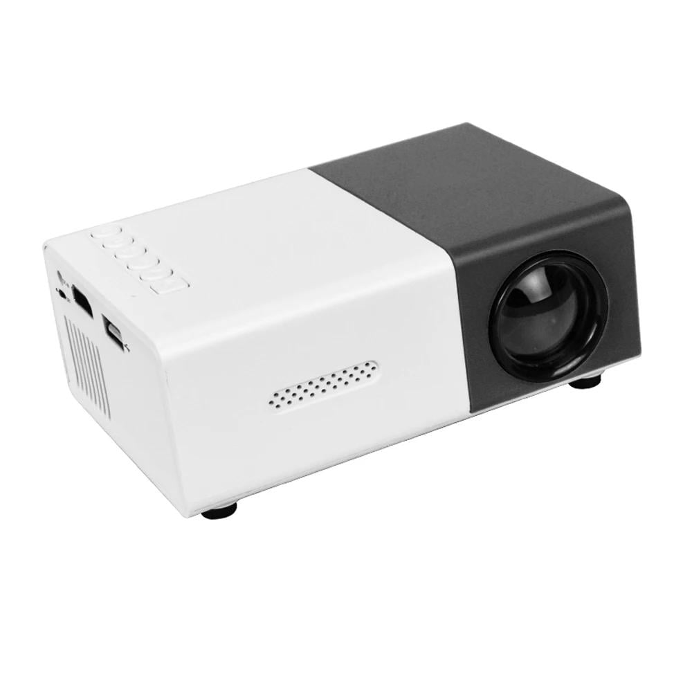 YG300 Mini Projector LED Portable Beamer Compatible with USB Support ...