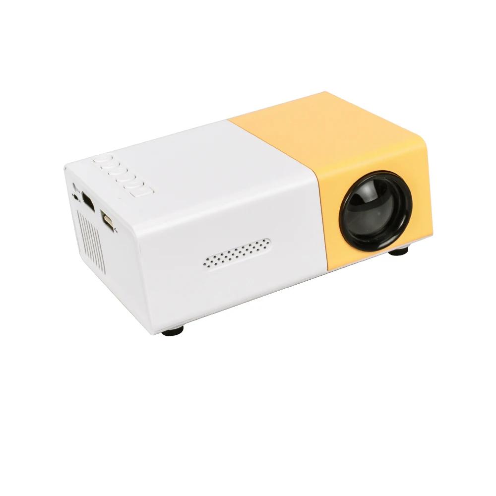 YG300 Mini Projector LED Portable Beamer Compatible with USB Support ...