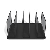 TRU RED 12-Compartment Wire Mesh File Organizer Matte Black (TR57535 ...