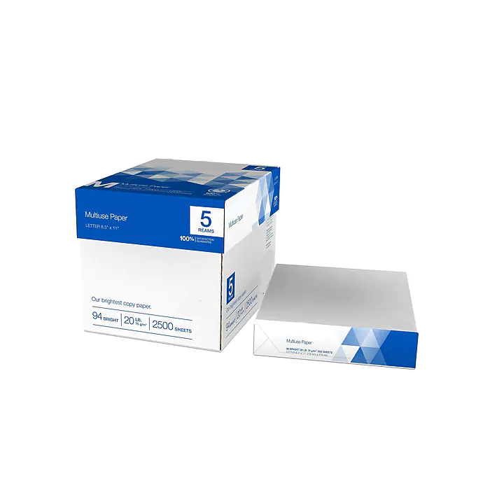 Staples 8.5" x 14" Copy Paper 20 lbs. 92 Brightness 500/Ream 10 Reams ...