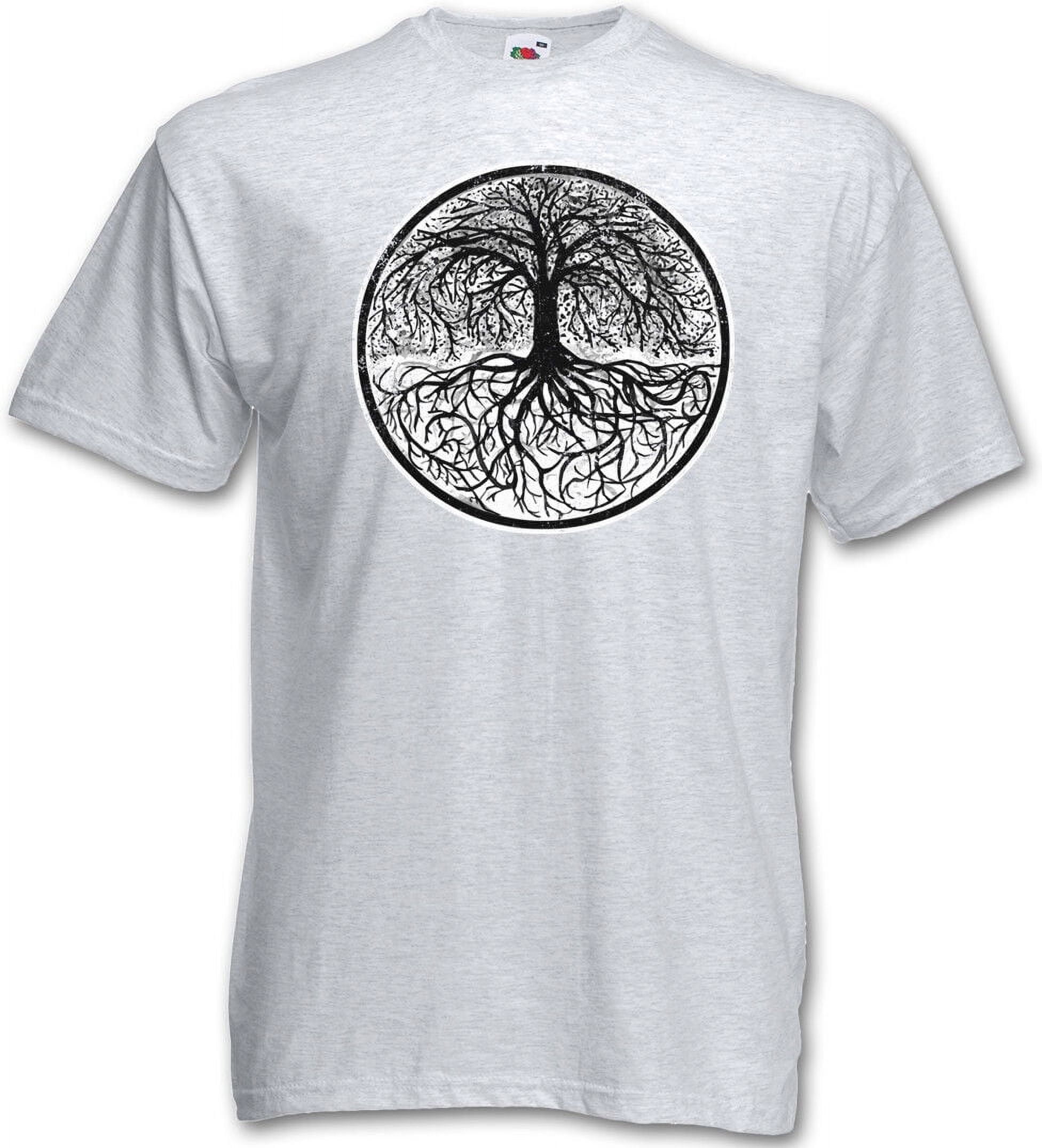YGGDRASIL TREE LOGO I T-SHIRT - Arsen Celtic Irminsul Of Thor Life Odin ...