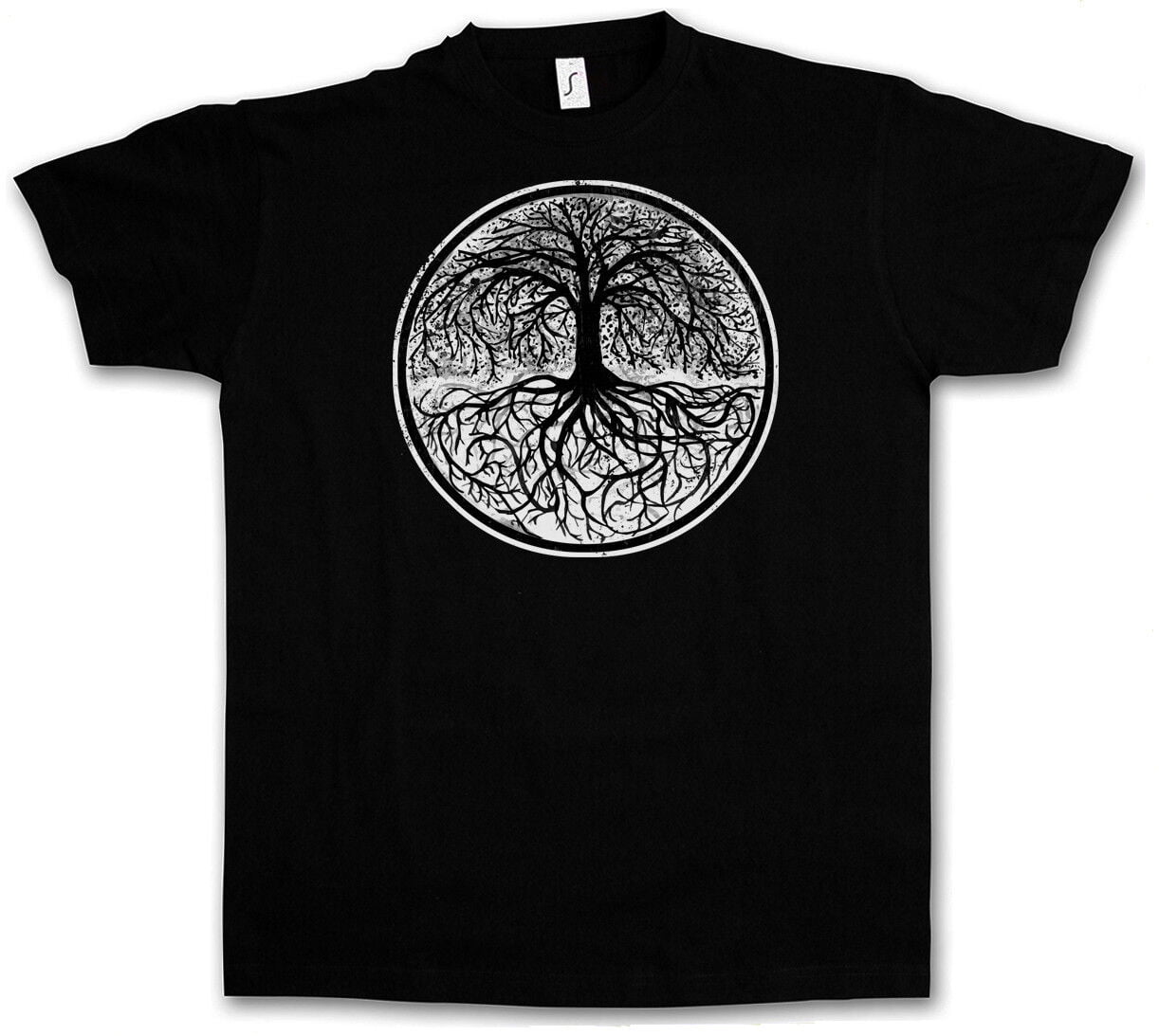 YGGDRASIL TREE LOGO II T-SHIRT - Arsen Celtic Irminsul Of Thor Life ...